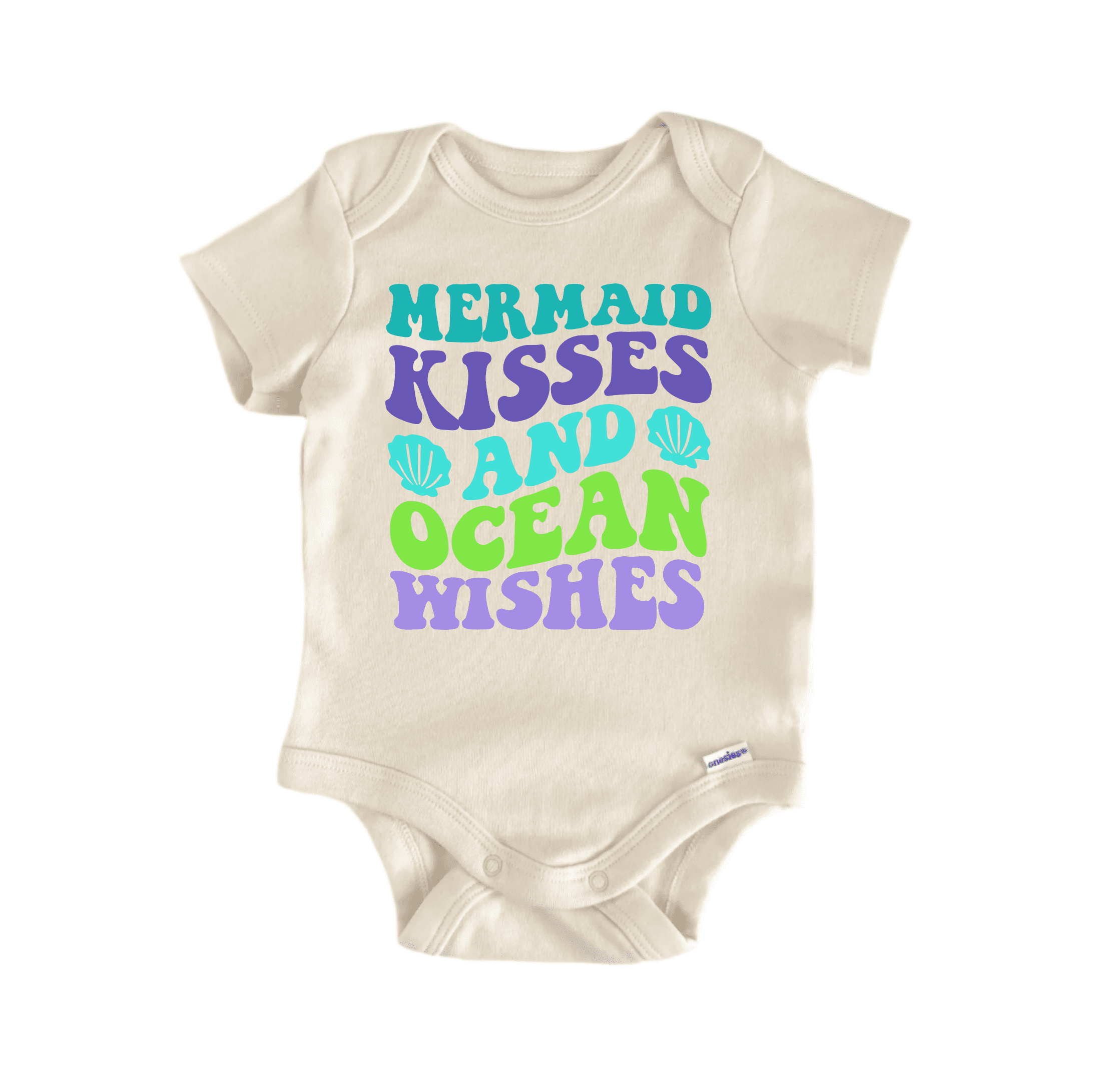 Mermaid Kisses and Ocean Wishes - Baby Boy Girl Clothes Bodysuit Funny ...
