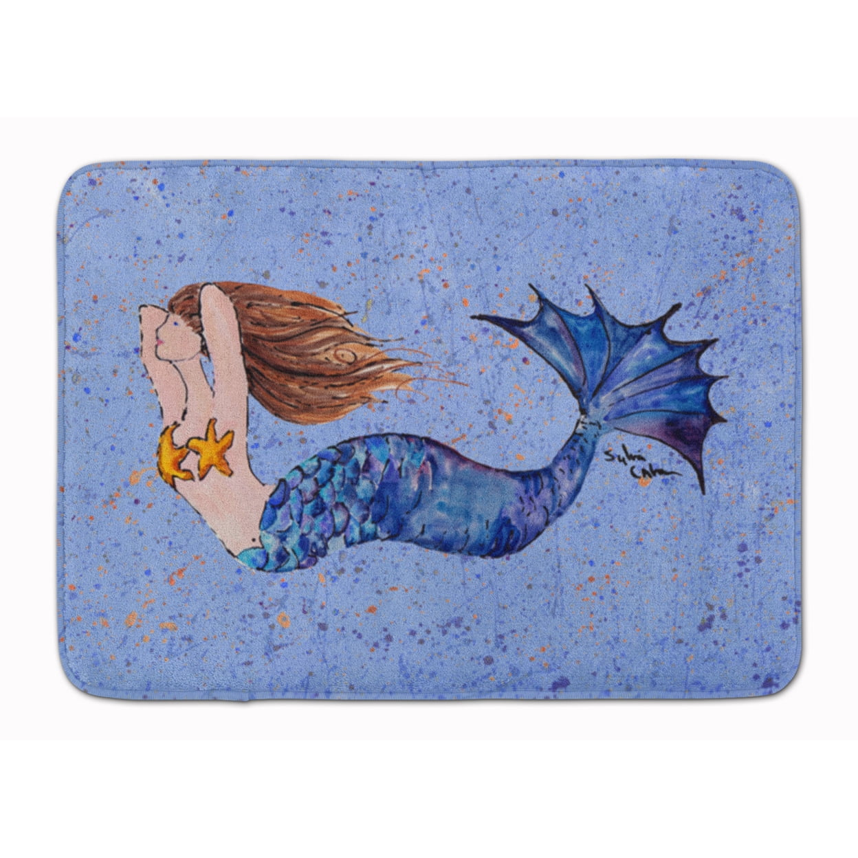 Mermaid Machine Washable Memory Foam Mat - Walmart.com