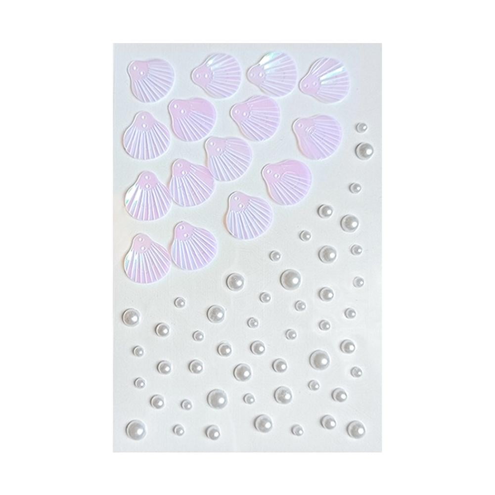 Mermaid Makeup Butterfly Tear Diamond Face Stickers Flash Diamond Face ...