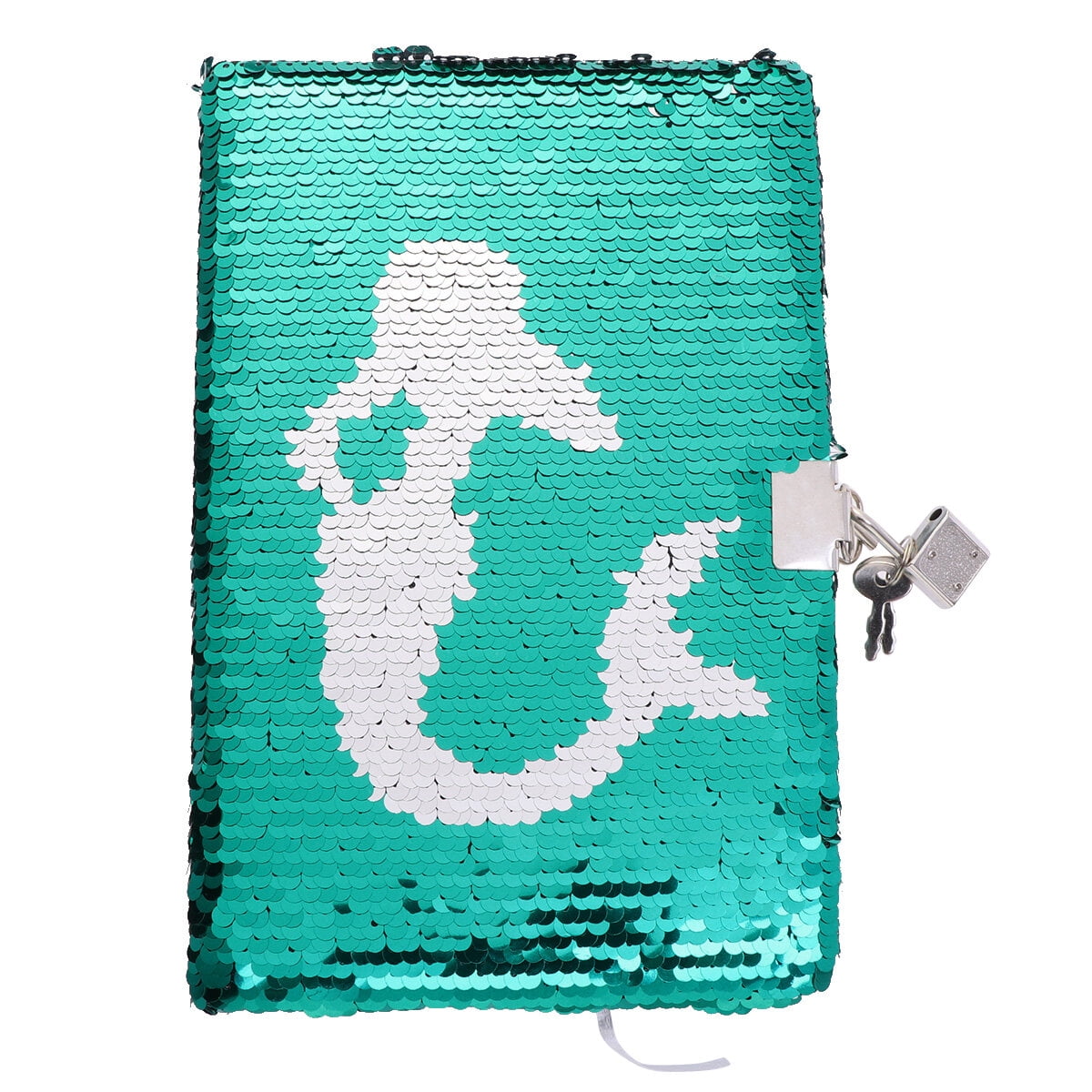 Mermaid Pattern Sequin Journal Notebook Writing Notebook Planner ...