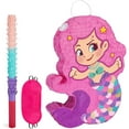 Piñata With Accessories Mermaid Piñata Party Bundle - 18.9 Inch Under ...