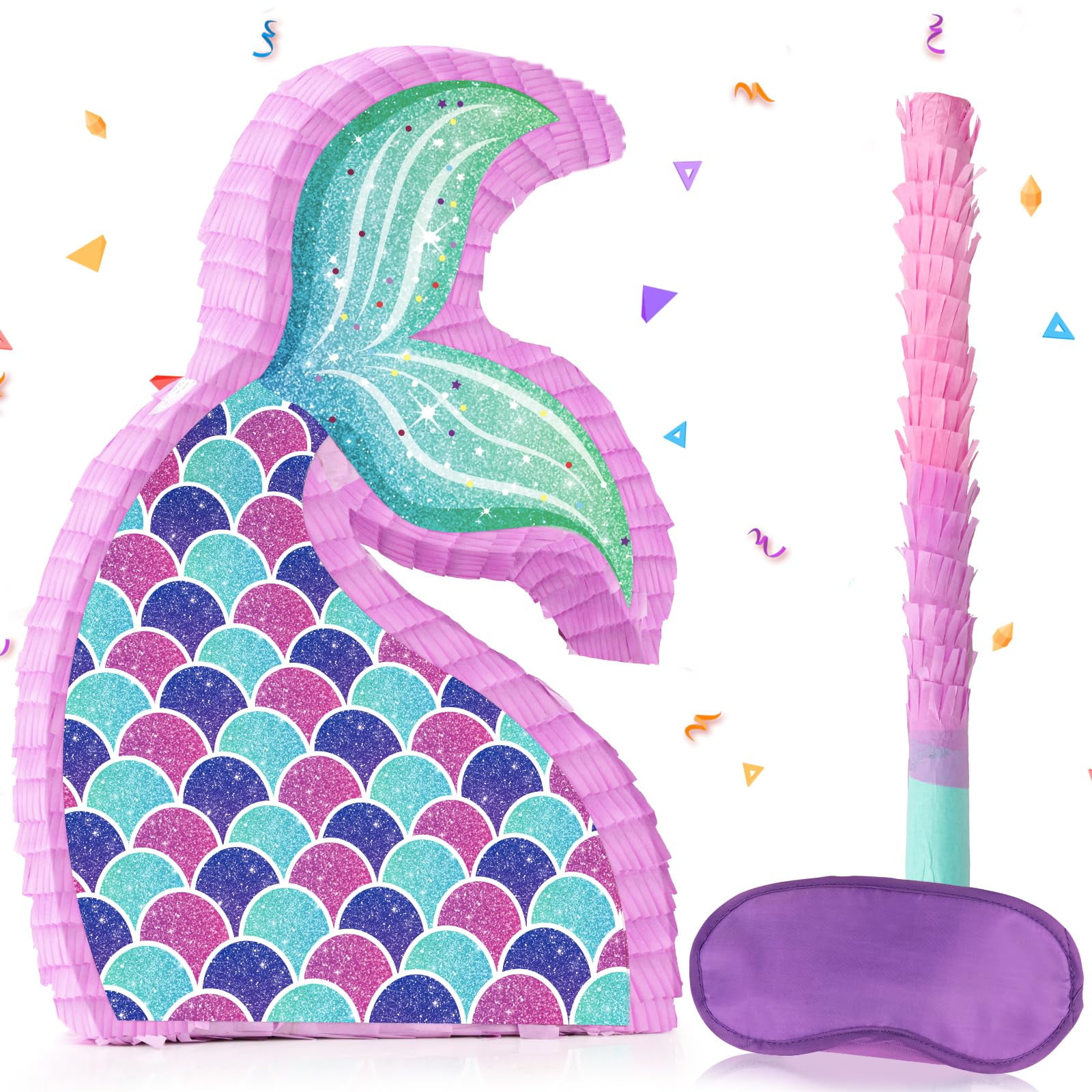 Mermaid Pinata - Under The Sea Birthday Party Supplies Girls, Mermaid ...