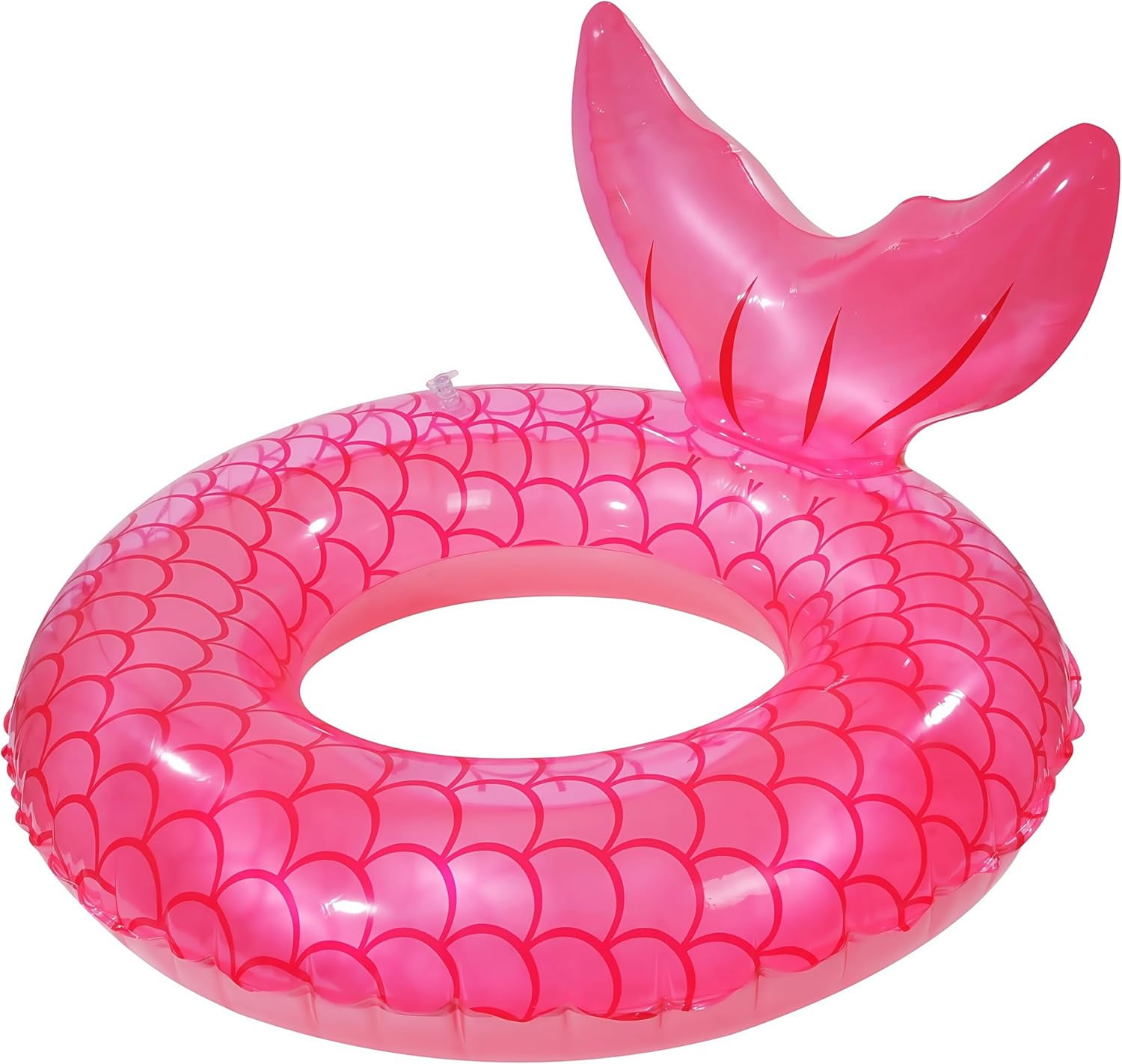 Mermaid Pool Float, Swimming Pool Tube for Kids, Inflatable Mermaid ...