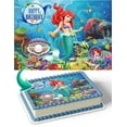 Mermaid Princess Girl Ocean Edible Image Cake Topper Personalized ...