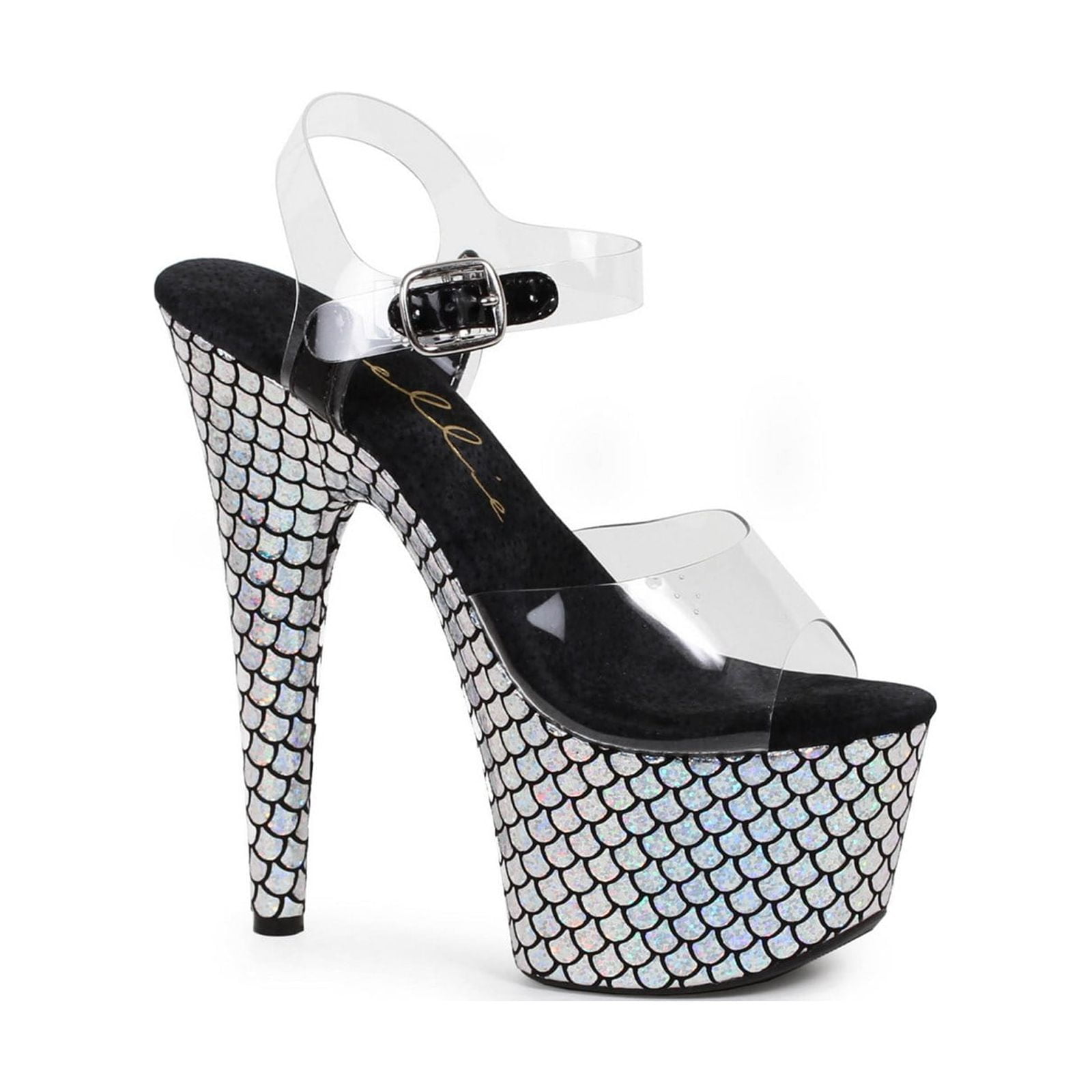 Mermaid Silver Platform Sandal - Walmart.com