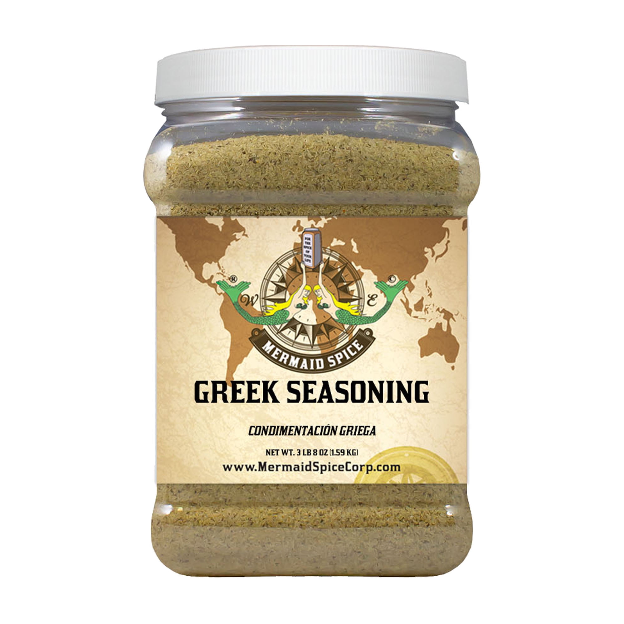 Mermaid Spice Corp - Greek Seasoning - 3 lb. 8 oz. - Walmart.com