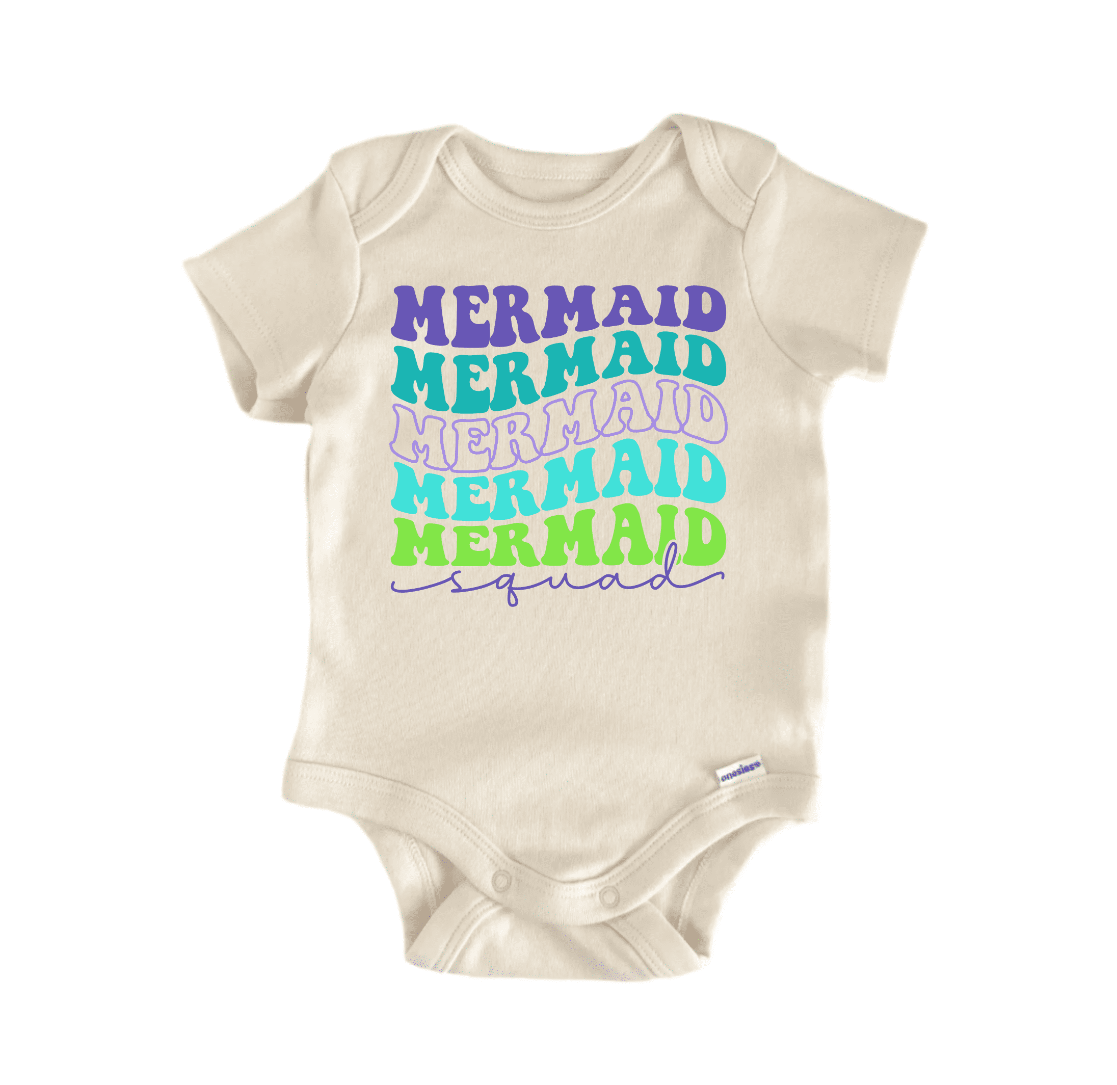 Mermaid Squad Beach Mermaid - Baby Boy Girl Clothes Bodysuit Funny ...