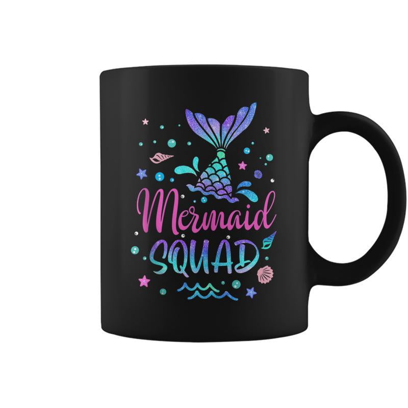 Mermaid Squad Of The Birthday Mermaid Tail Family Matching C - Walmart.com
