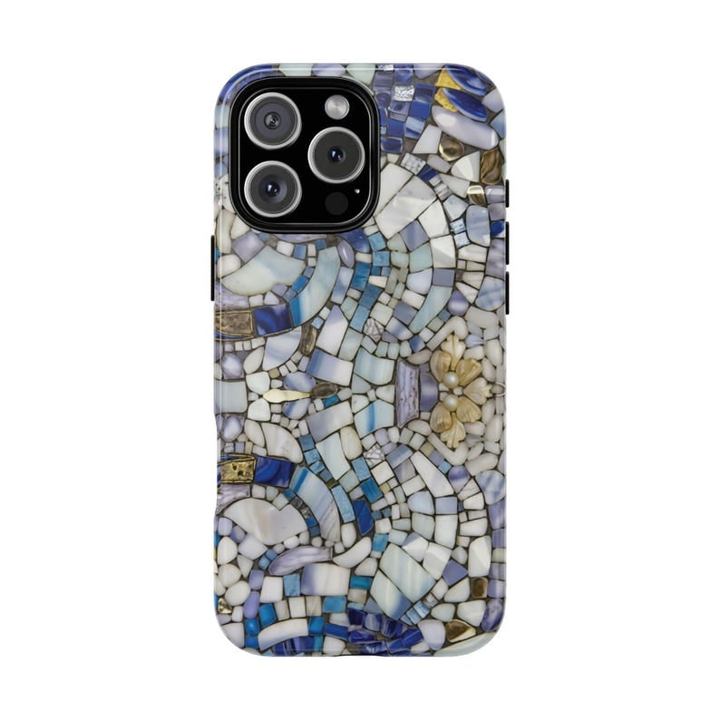 Mermaid Stained Glass Illusion Phone Case, Ocean Fantasy Aesthetic with ...