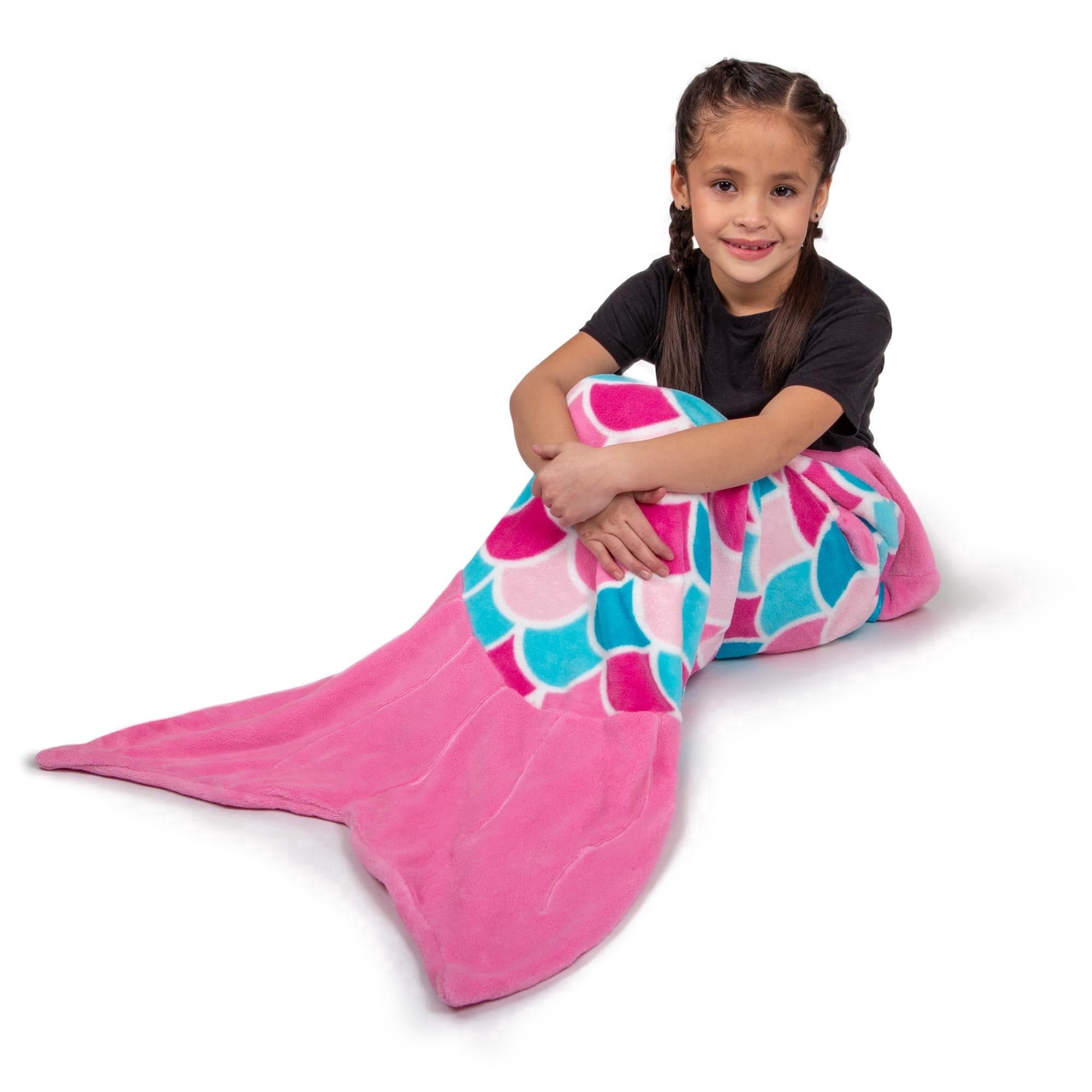 Fin Fun Mermaid Tail Blanket Kids, Girls and Boys - Cuddle Tails ...