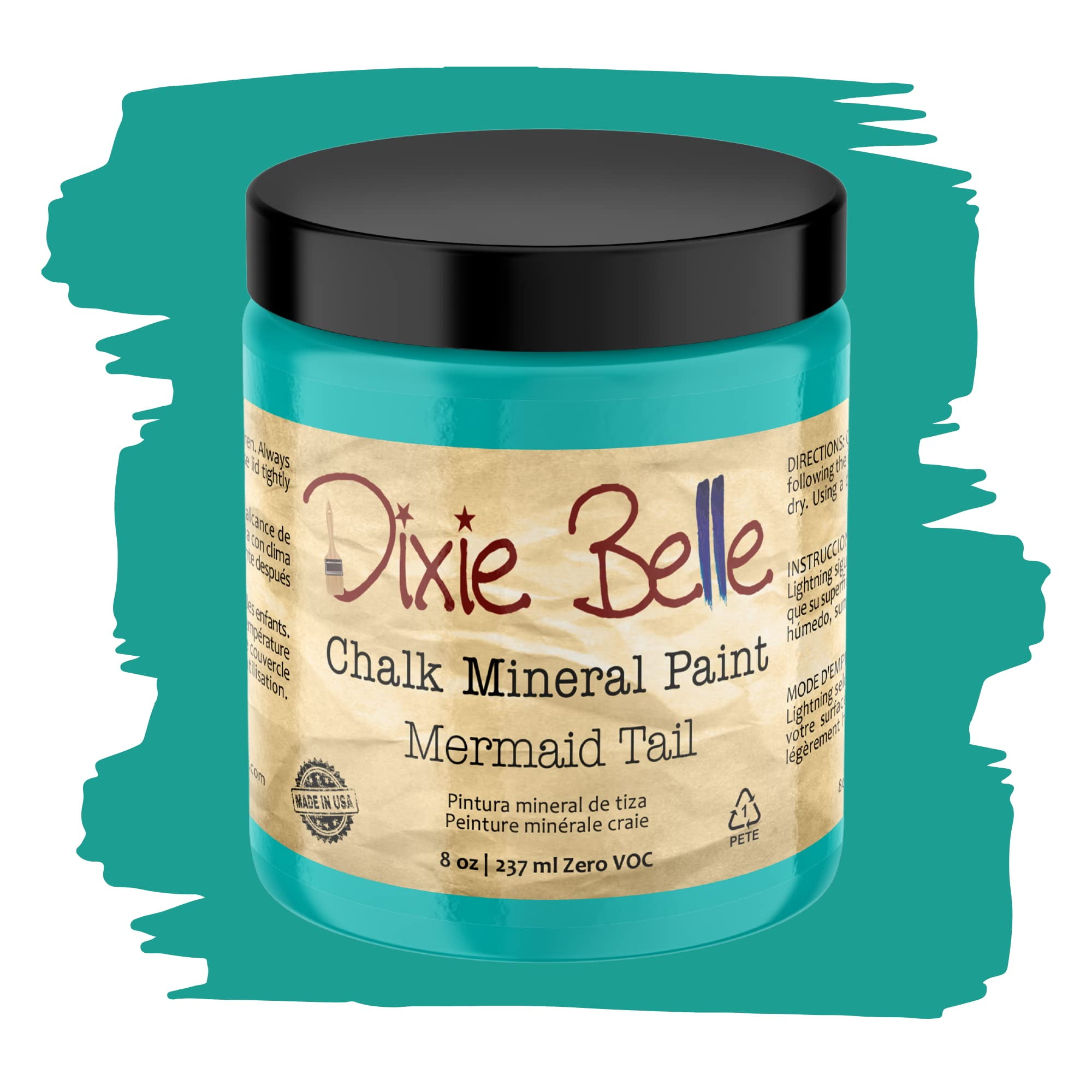 Mermaid Tail Chalk Mineral Paint - Size: 8 oz. - Walmart.com