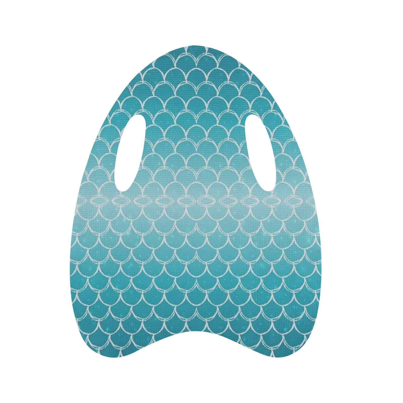 Mermaid Tail Gradient Turquoise Blue Moroccan Swimming Board for Kids ...