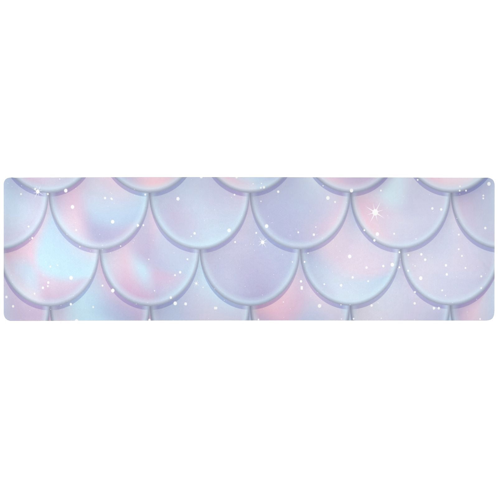 Mermaid Tail Scales Shiney Rectangle Pot Holders Trivets Non-slip Hot ...