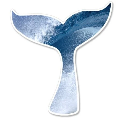 Mermaid Tail Wave Pattern Car Sticker Phone Decal Water Bottle Stickers ...