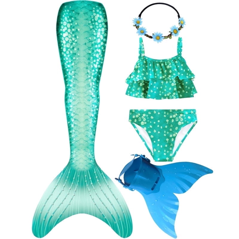 Mermaid Tail for Swimming with Monofin Mermaid Tail Swimsuit Bathing ...