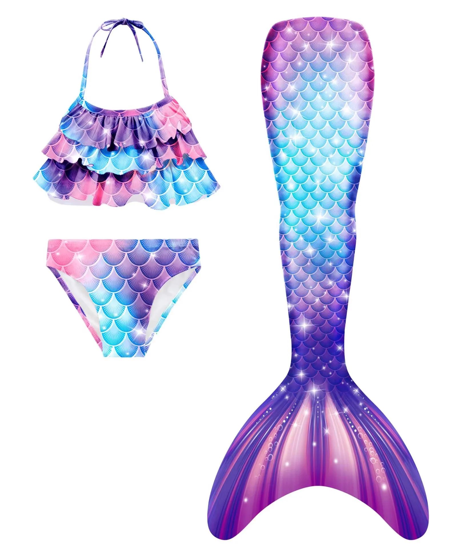 Mermaid Tails for Swimming for Girls Mermaid Tail Swimsuit Bathing Suit ...