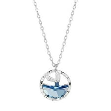 Titanic Movie Inspired Heart of the Ocean Blue Crystal Pendant Necklace ...