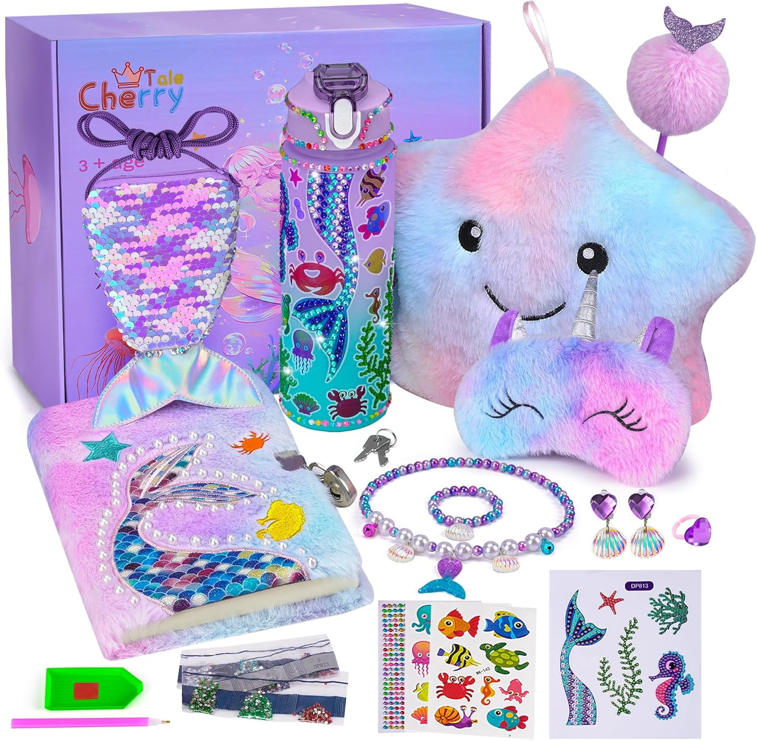 Mermaid Toys Gifts for Girls 4-6 7 8 9 10 Years Old, Girls Birthday ...