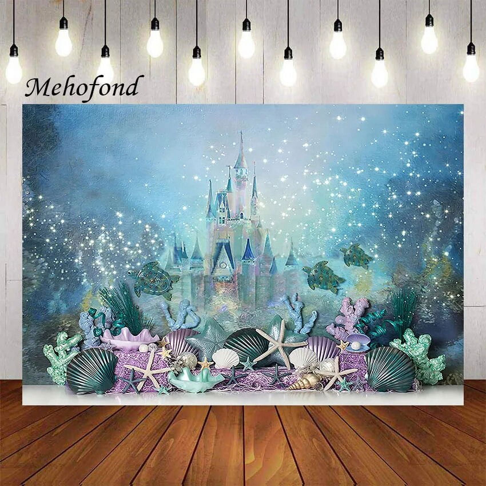 Mermaid Under The Sea Underwater Castle Girl 1st Birthday Cake Smash r ...