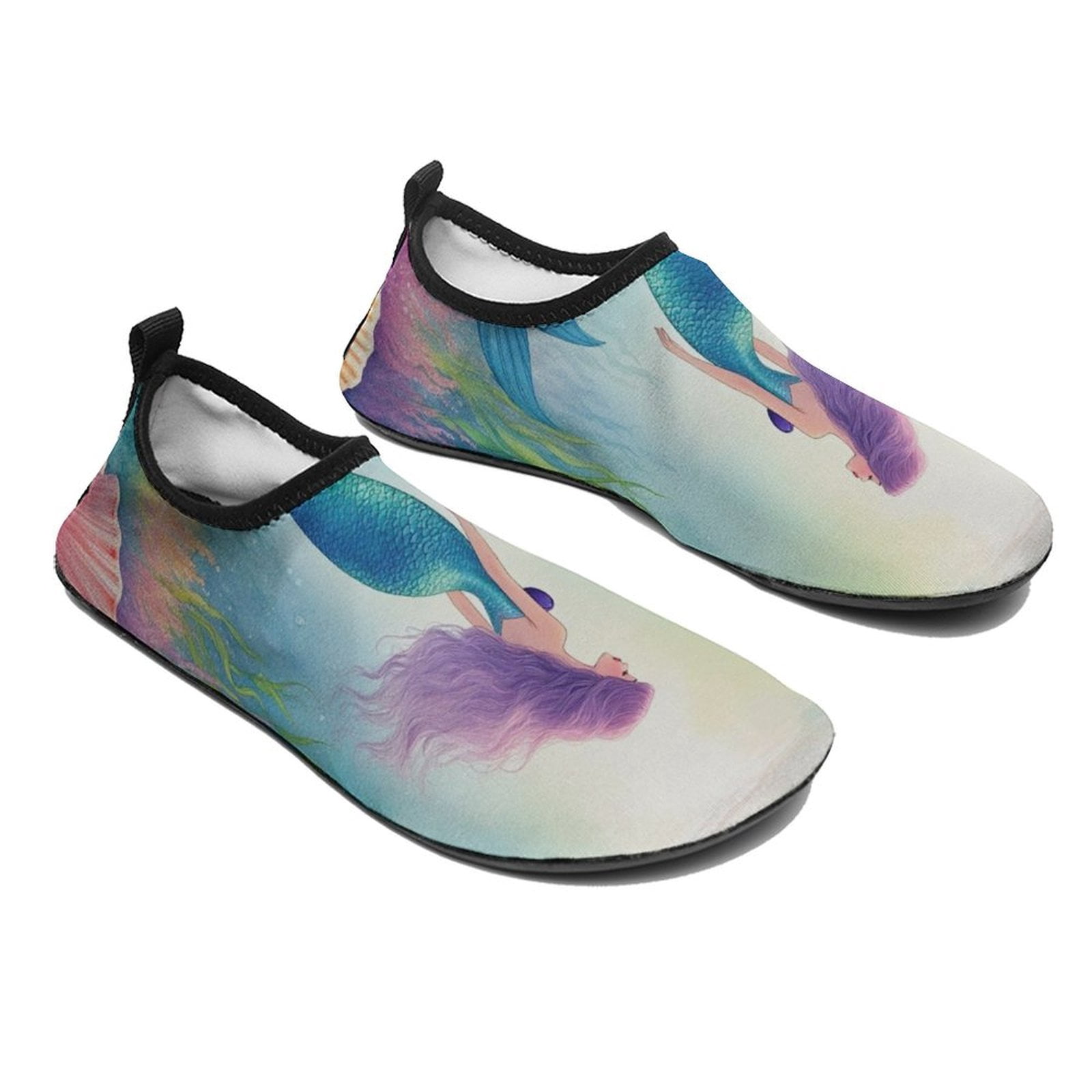 Mermaid Under The Sea Water Shoes Beach Slip-on Shoes for Men Women ...