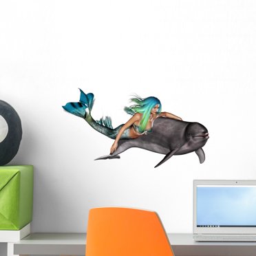 Green Dragon Wall Decal Sticker by Wallmonkeys Vinyl Peel and Stick ...