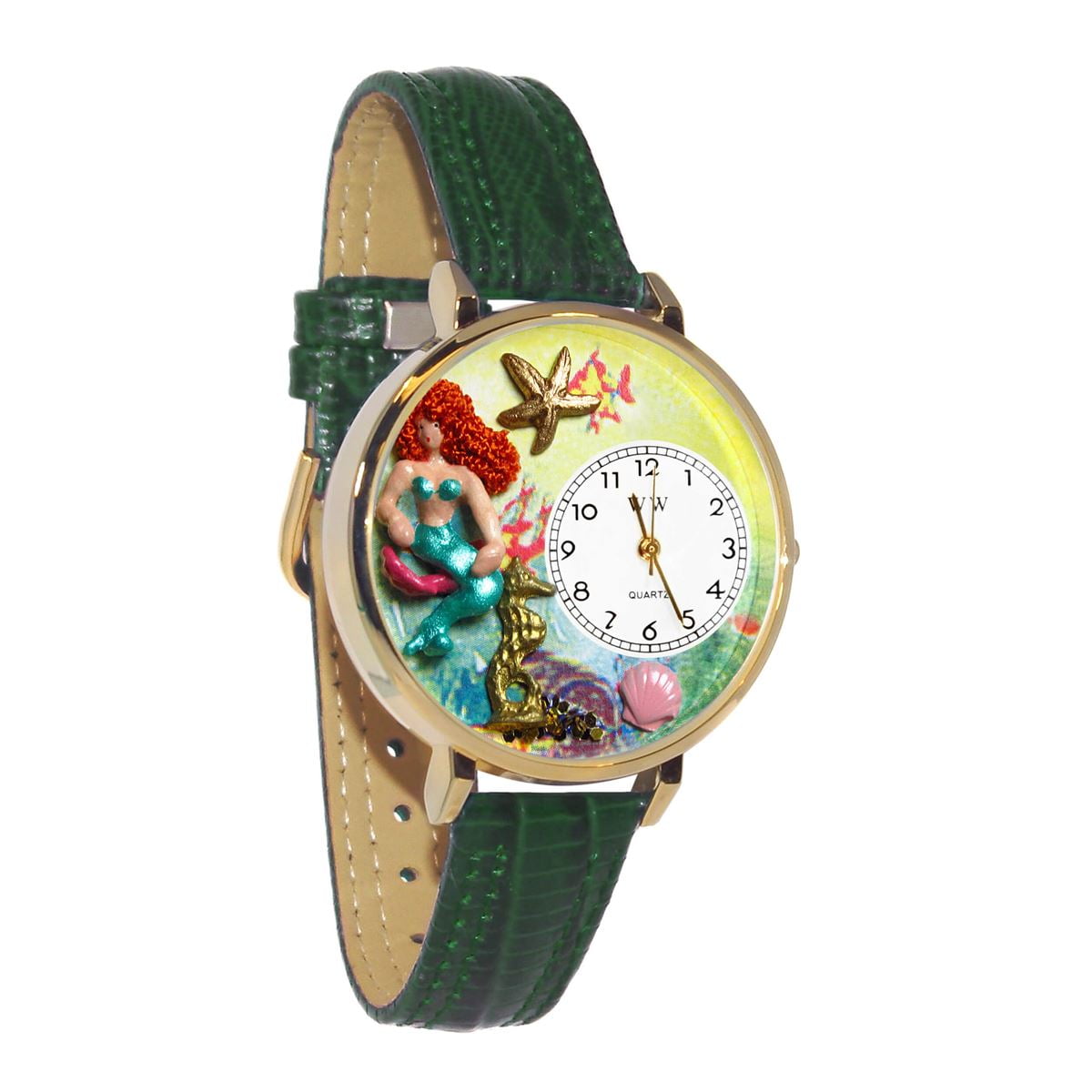 Mermaid Watch in Gold (Large) - Walmart.com