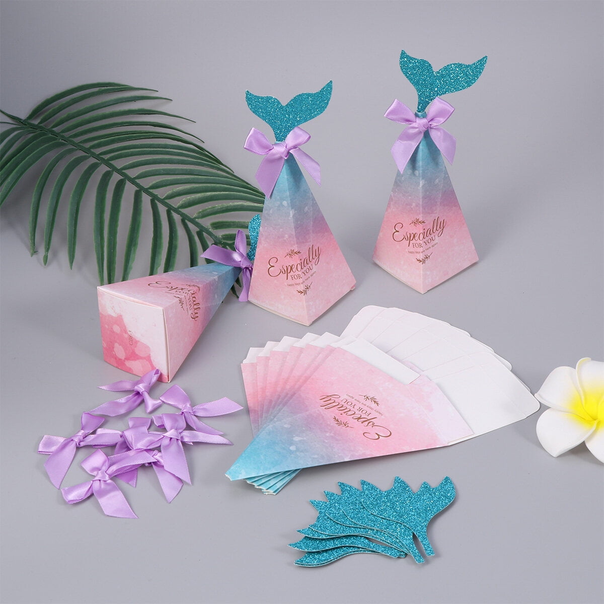Mermaid candy box 10pcs Mermaid Candy Box Wedding Birthday Party ...