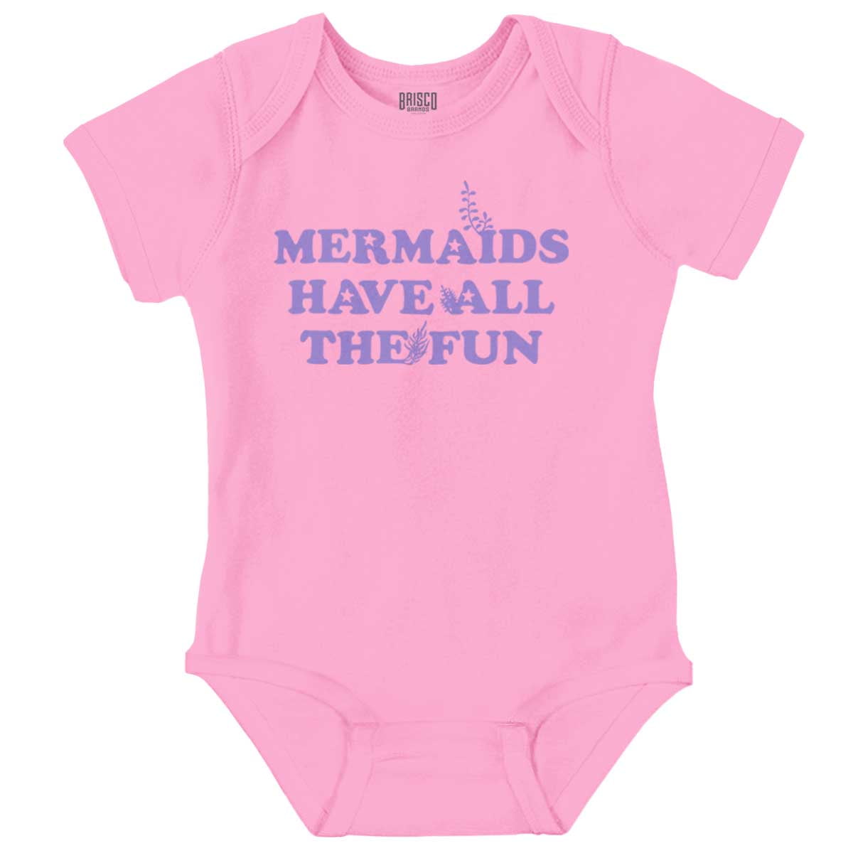 Mermaids Have All The Fun Cute Beach Bodysuit Jumper Girls Infant Baby ...