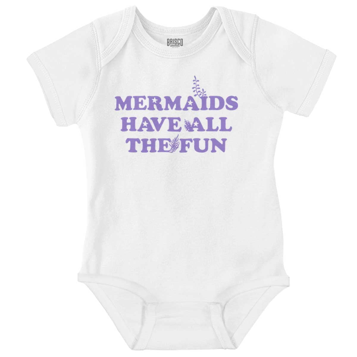Mermaids Have All The Fun Cute Beach Bodysuit Jumper Girls Infant Baby ...