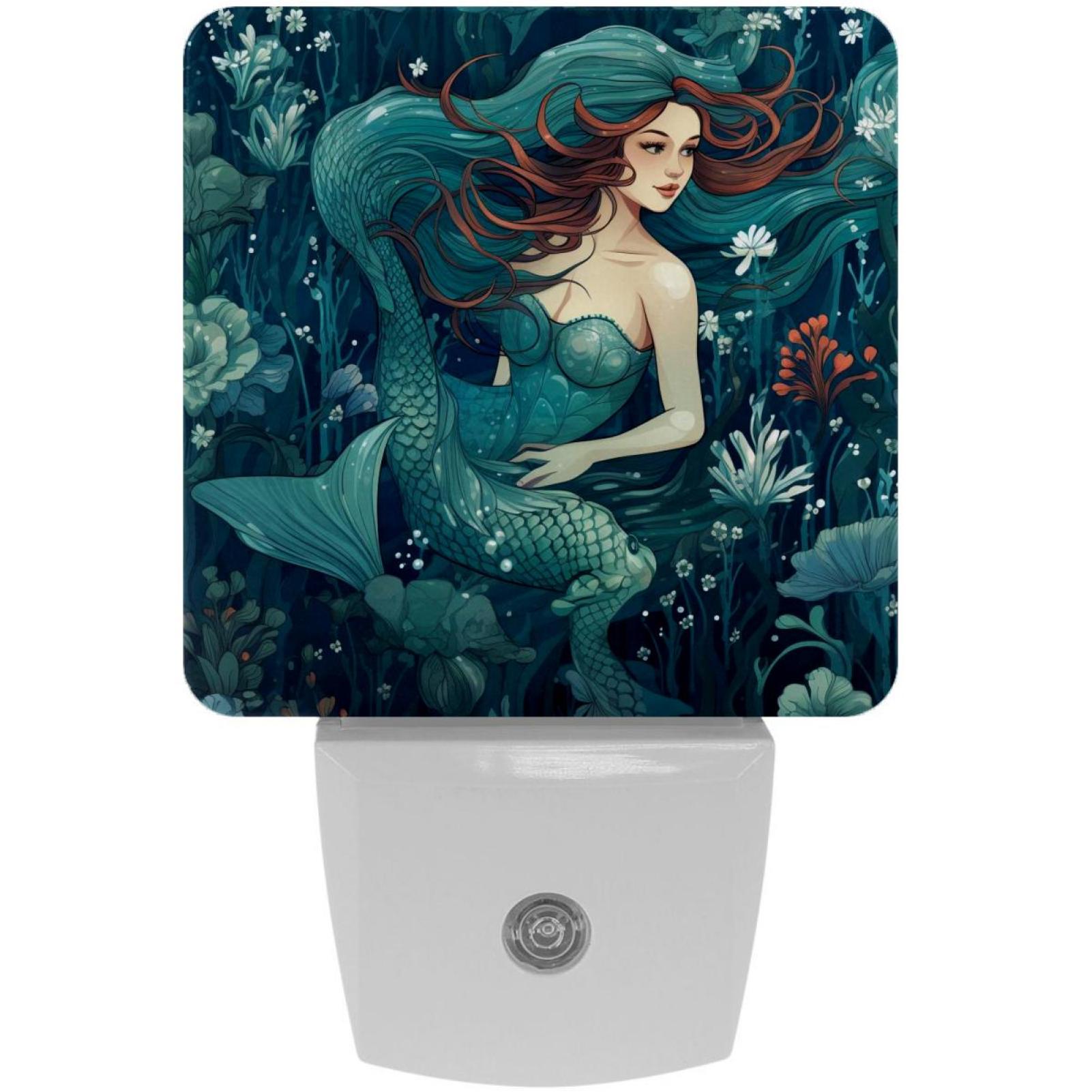 Mermaids LED Square Night Light - Compact and Energy Efficient ...