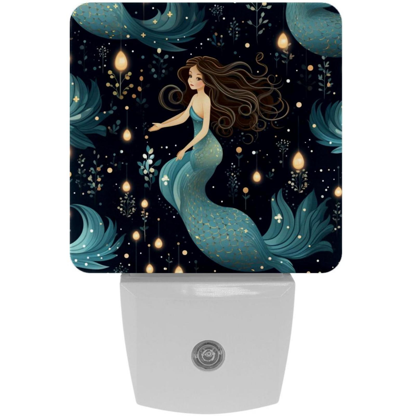 Mermaids LED Square Night Lights - Compact and Multifunctional ...