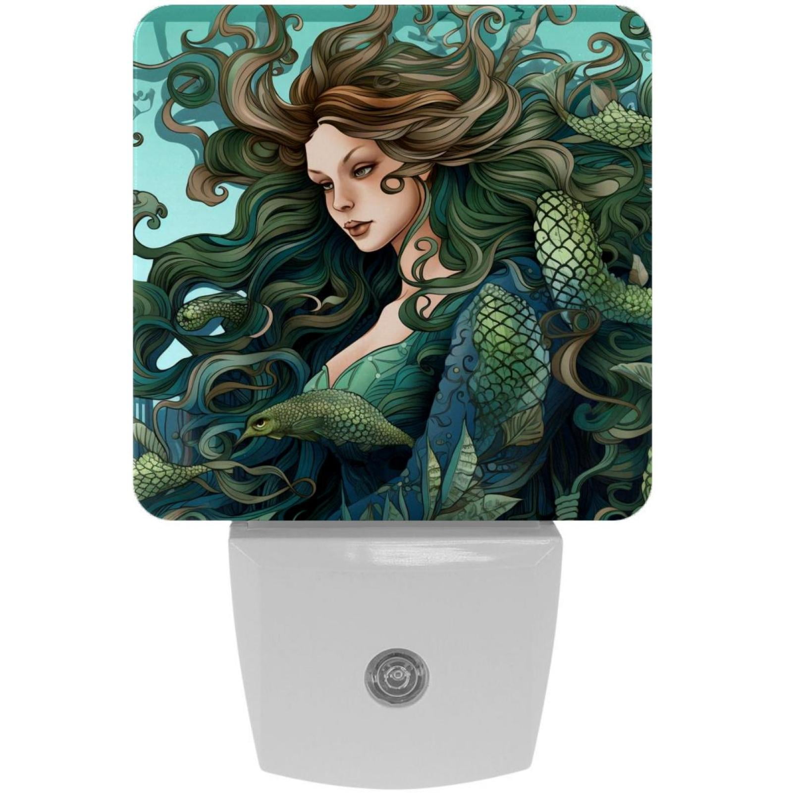 Mermaids LED Square Night Lights - Energy Efficient and Sleek Design ...