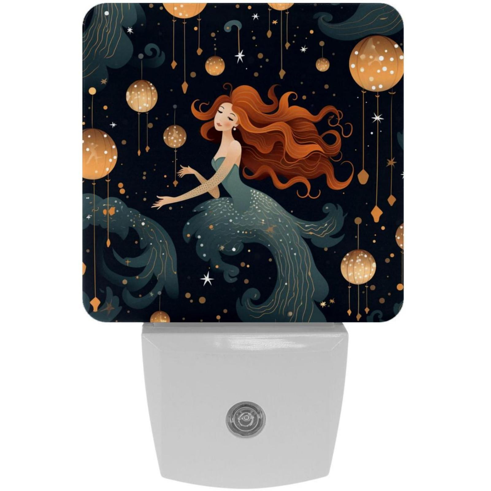 Mermaids LED Square Night Lights: Energy-Efficient and Stylish ...