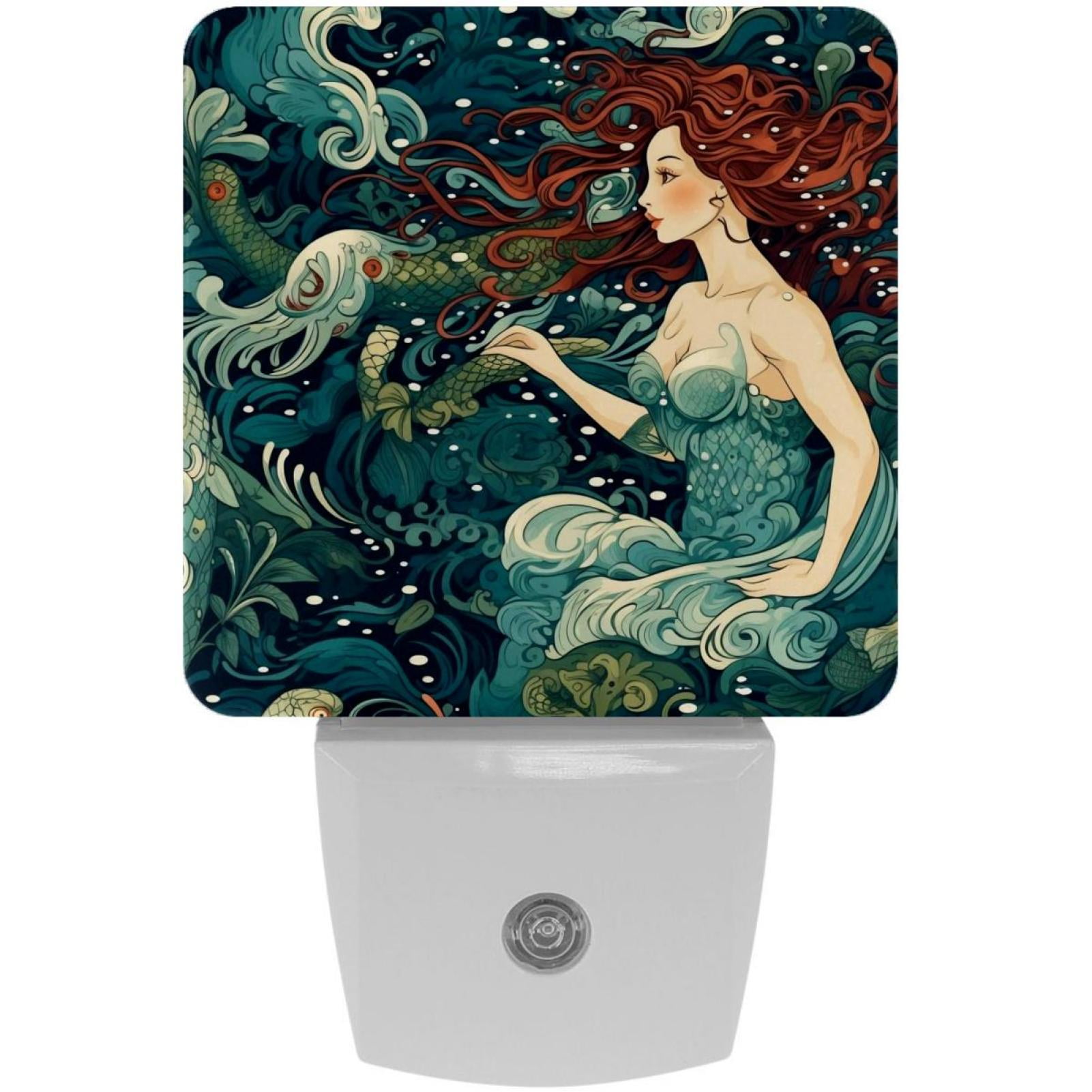 Mermaids LED Square Night Lights: Energy-Efficient and Stylish ...