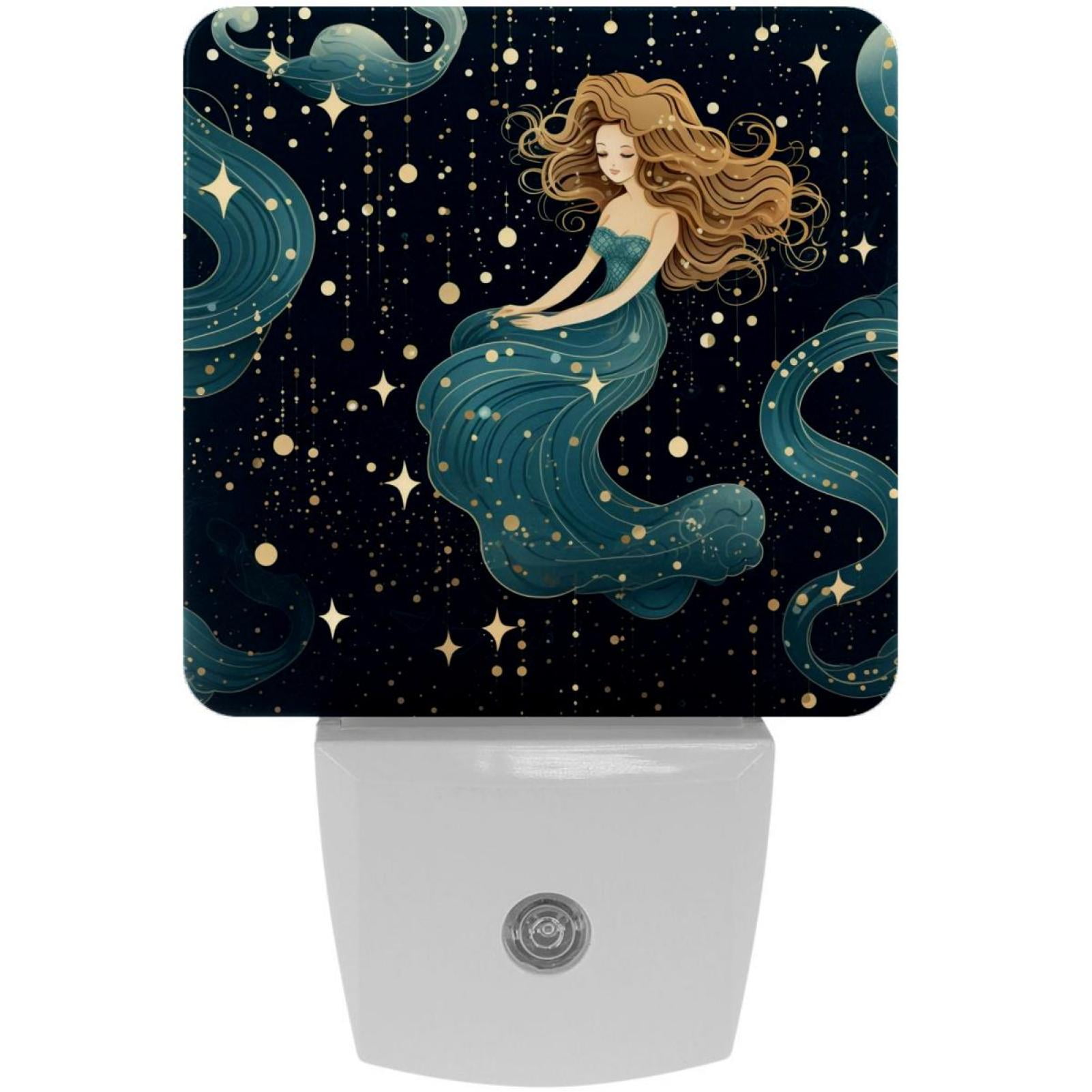 Mermaids LED Square Night Lights: Energy-Efficient and Stylish ...