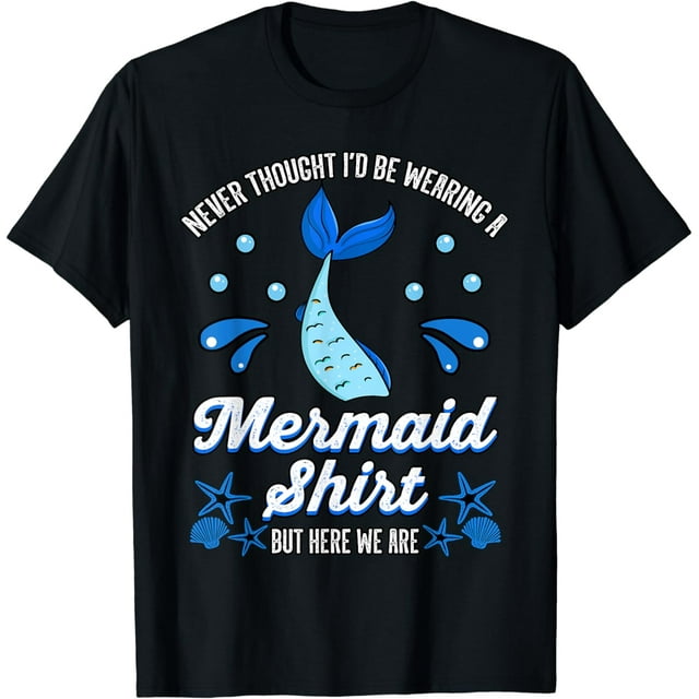 Mermaids Tail Sirens Merman Sea Mermaiding Birthday Daddy T-Shirt ...