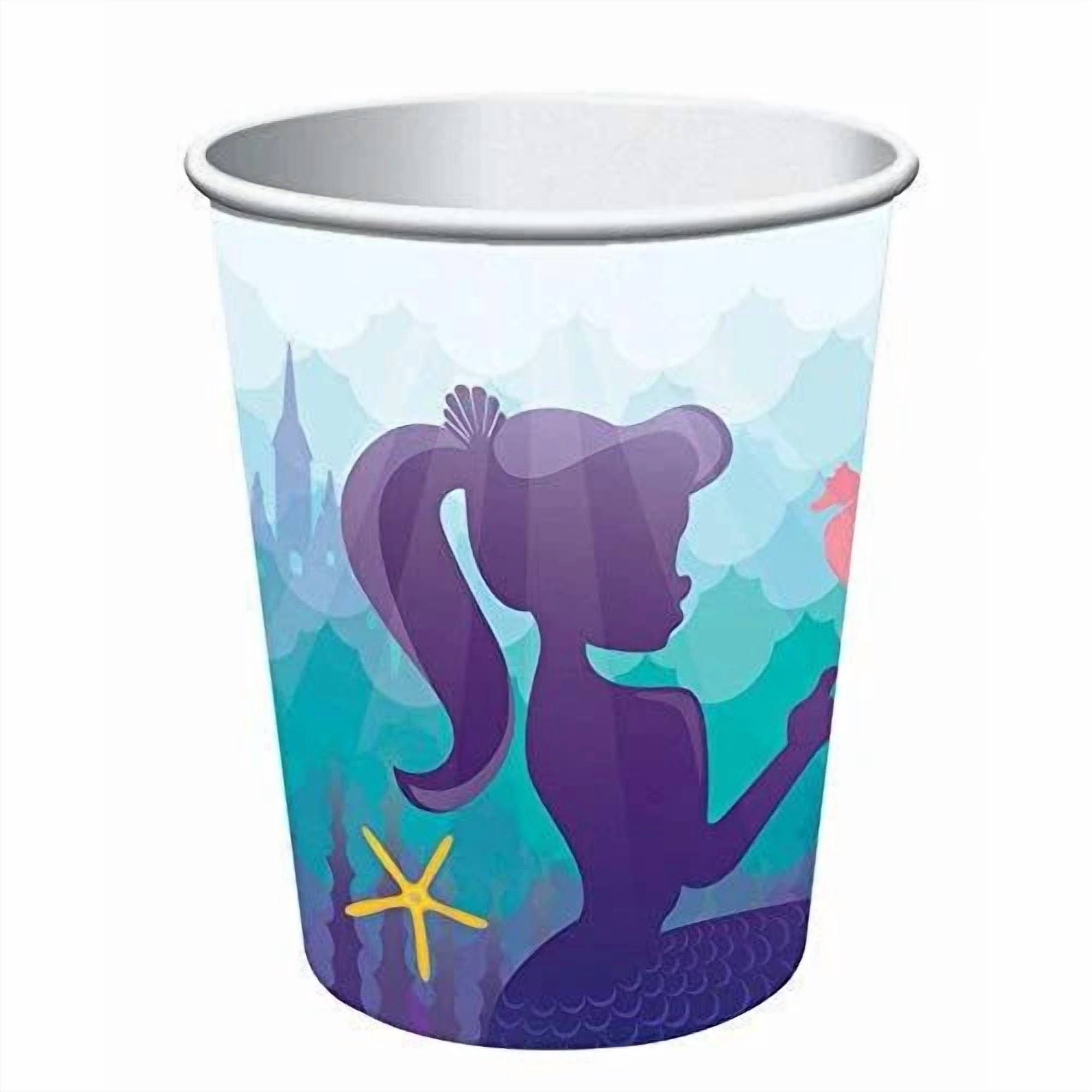 Mermaids Under The Sea Ocean Fun Kids Birthday Party Favor 16 Oz ...