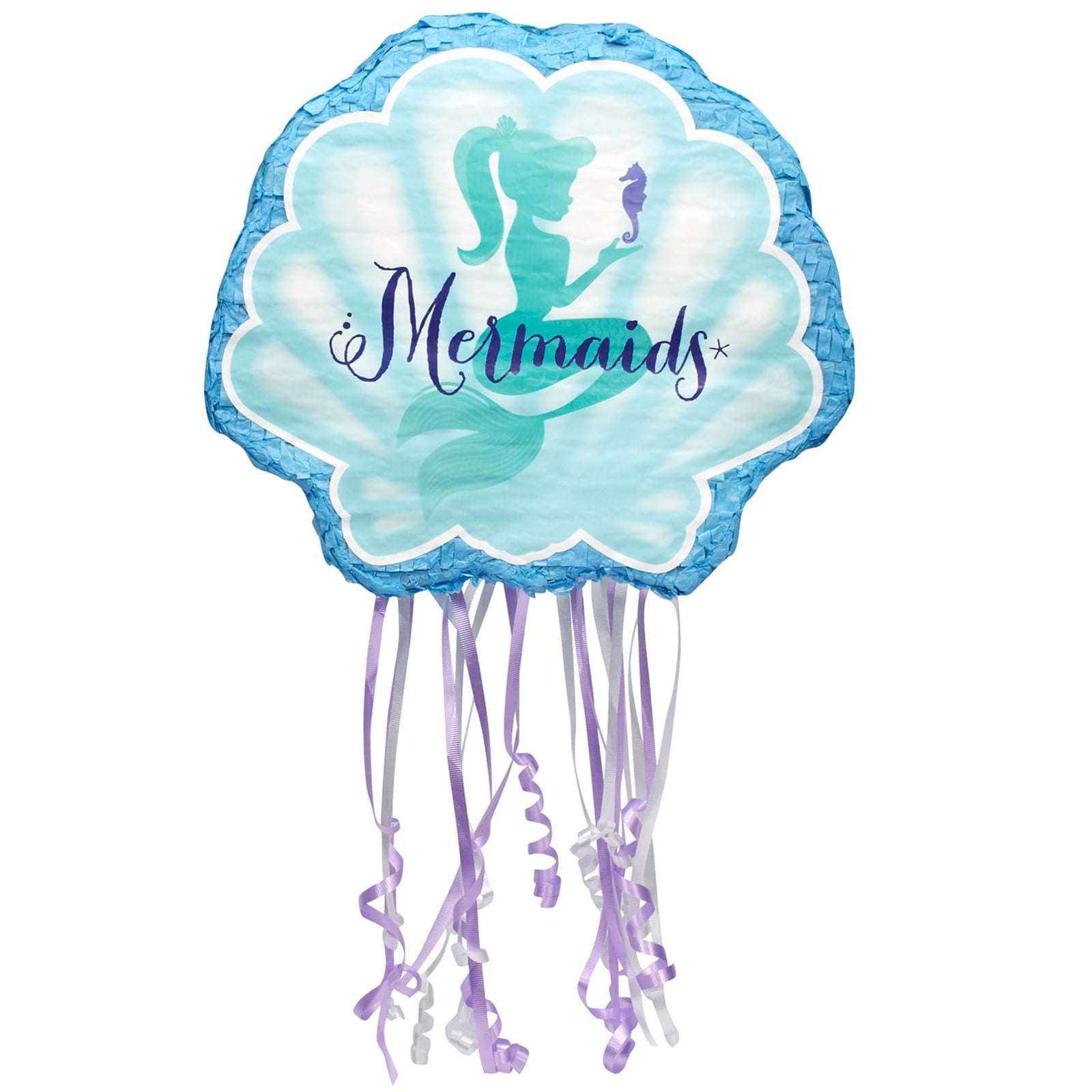 Mermaids Under the Sea Party Supplies - Pull String Pinata - Walmart.com