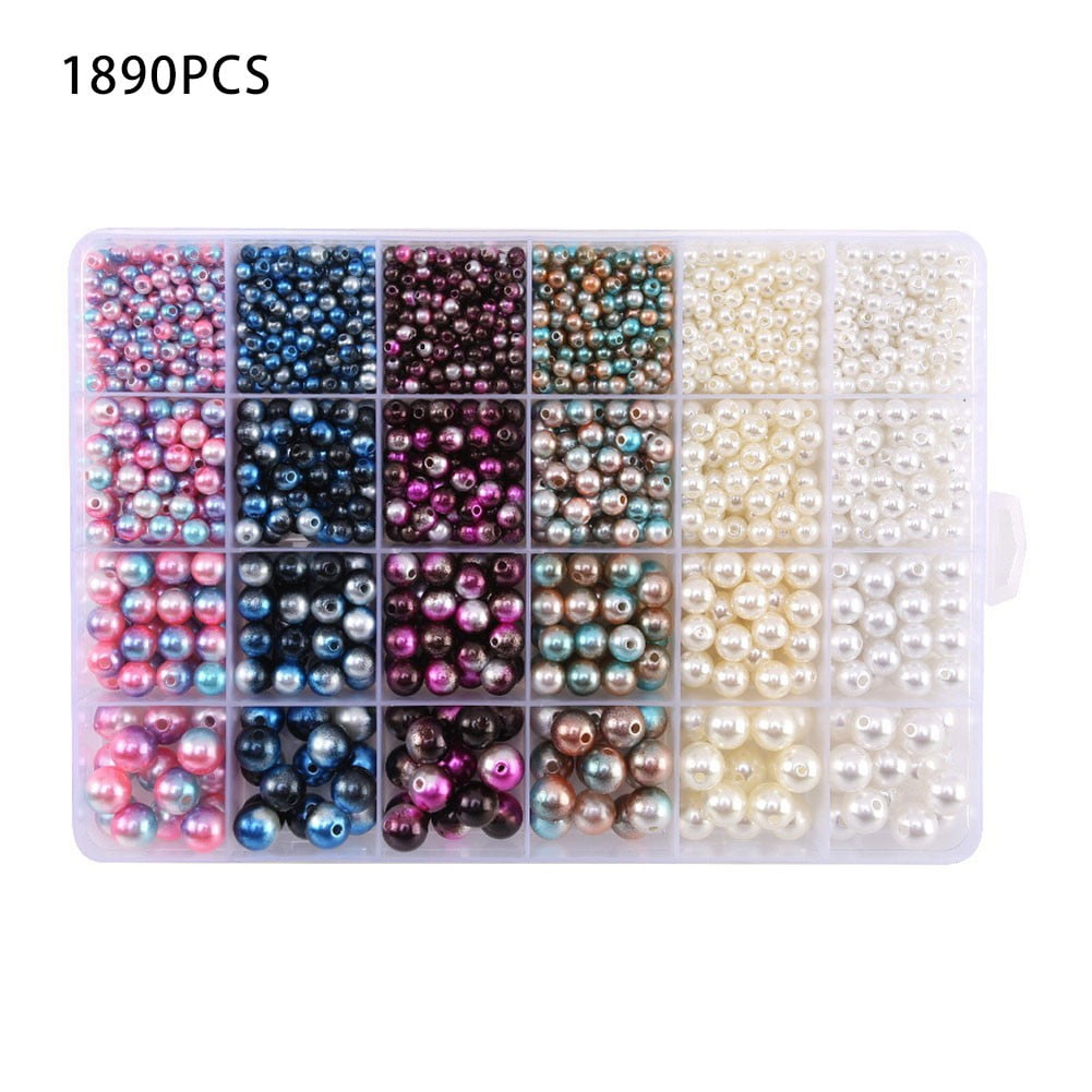 Mermaids gradually change color perforated pearl jewelry making diy ...