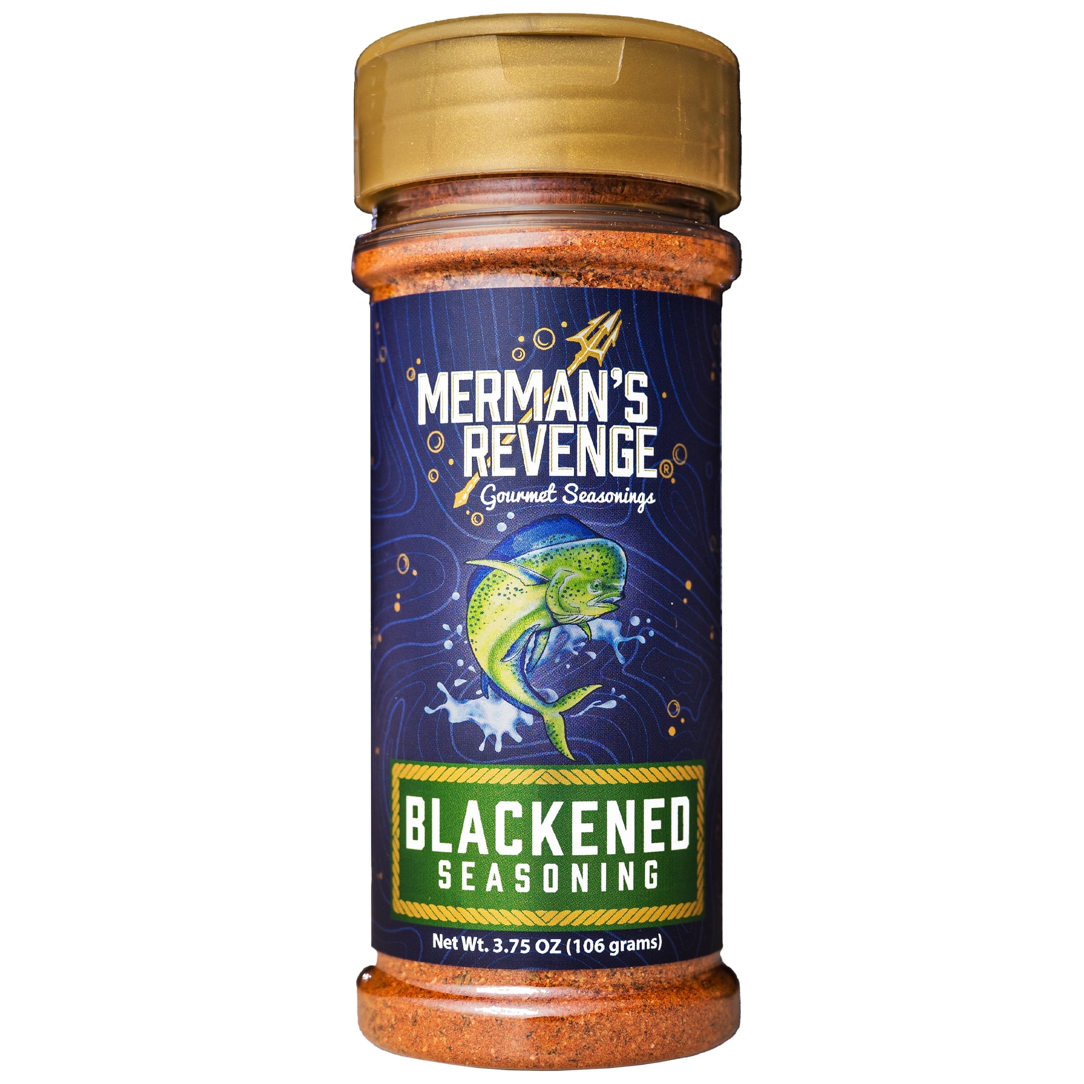 Merman’s Revenge Blackened Seasoning, 3.75 oz, Shaker 2 pack - Walmart.com