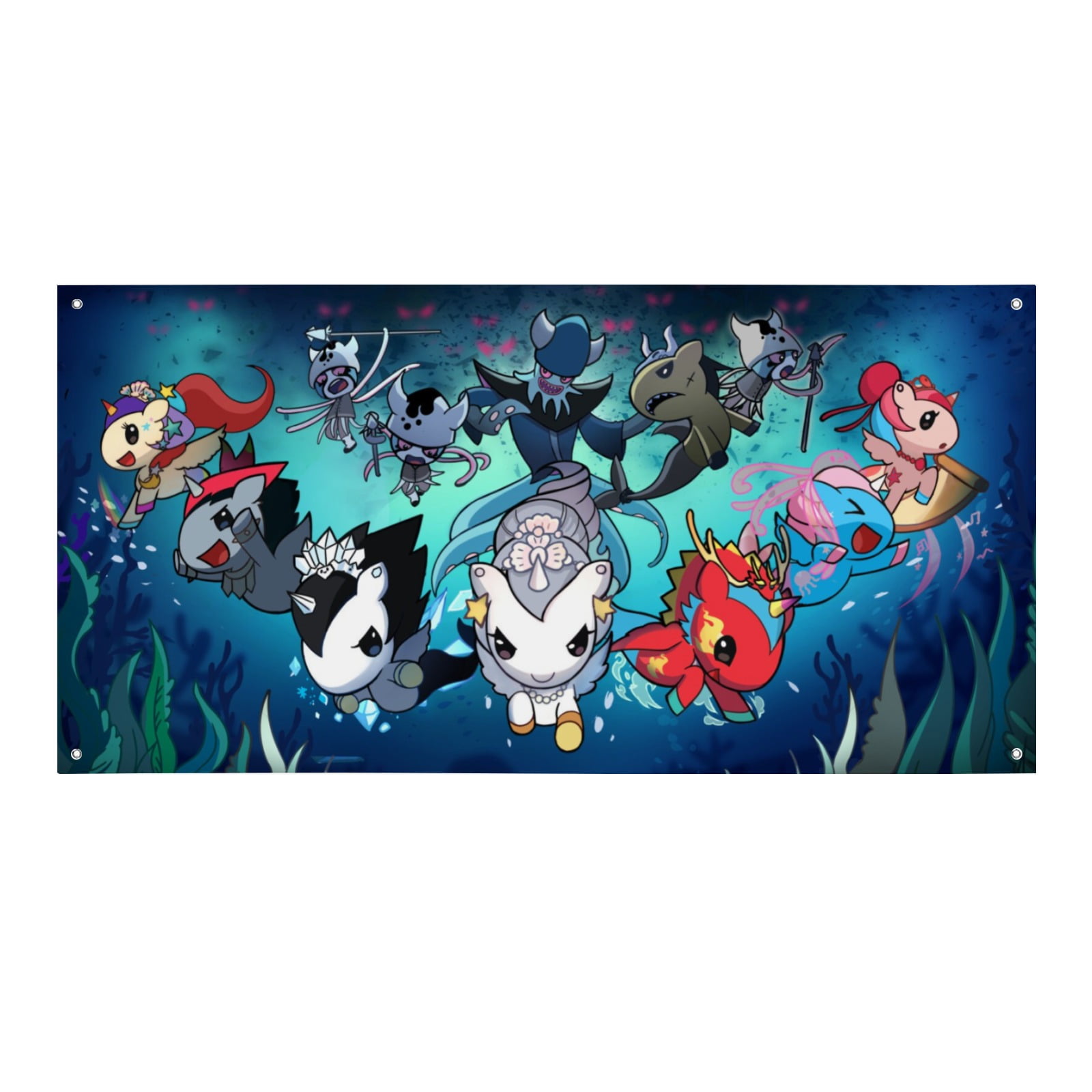 Mermicorno Starfall-Theme Backdrops Banner Birthday Party Decor ...