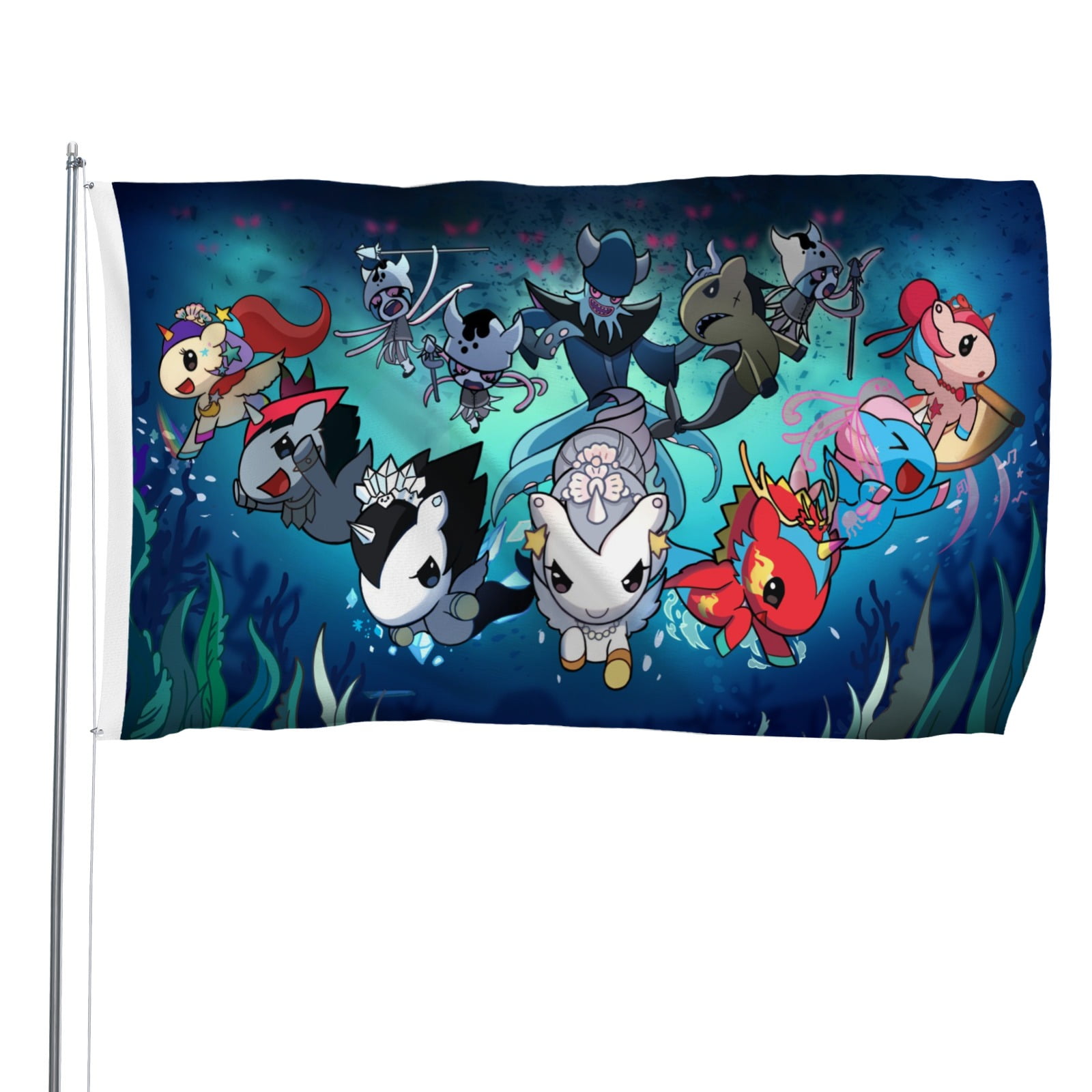 Mermicorno Starfall-themed Printed Flag Perfect gift for fans, friends ...