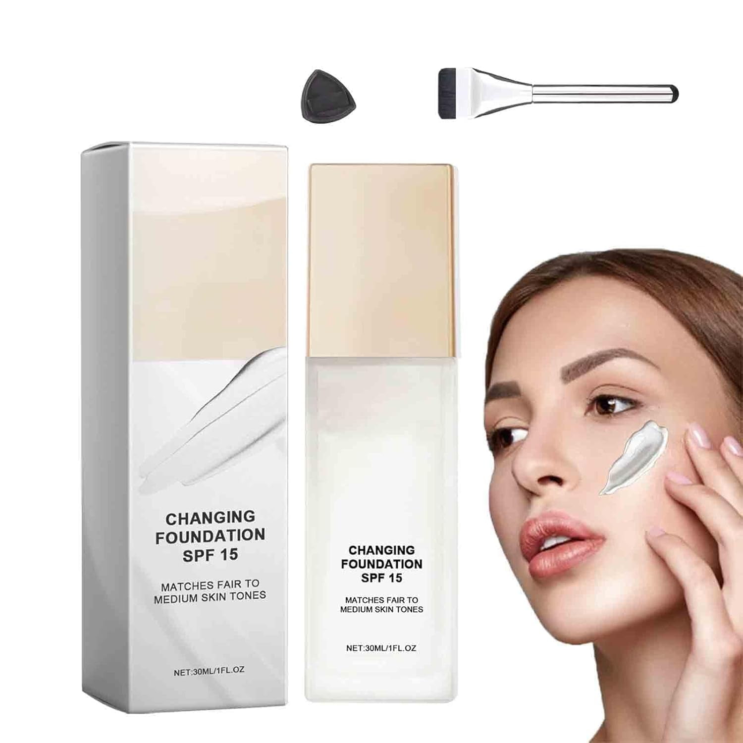 Meroda Color Changing Foundation, Skye Color Changing Magic Foundation ...