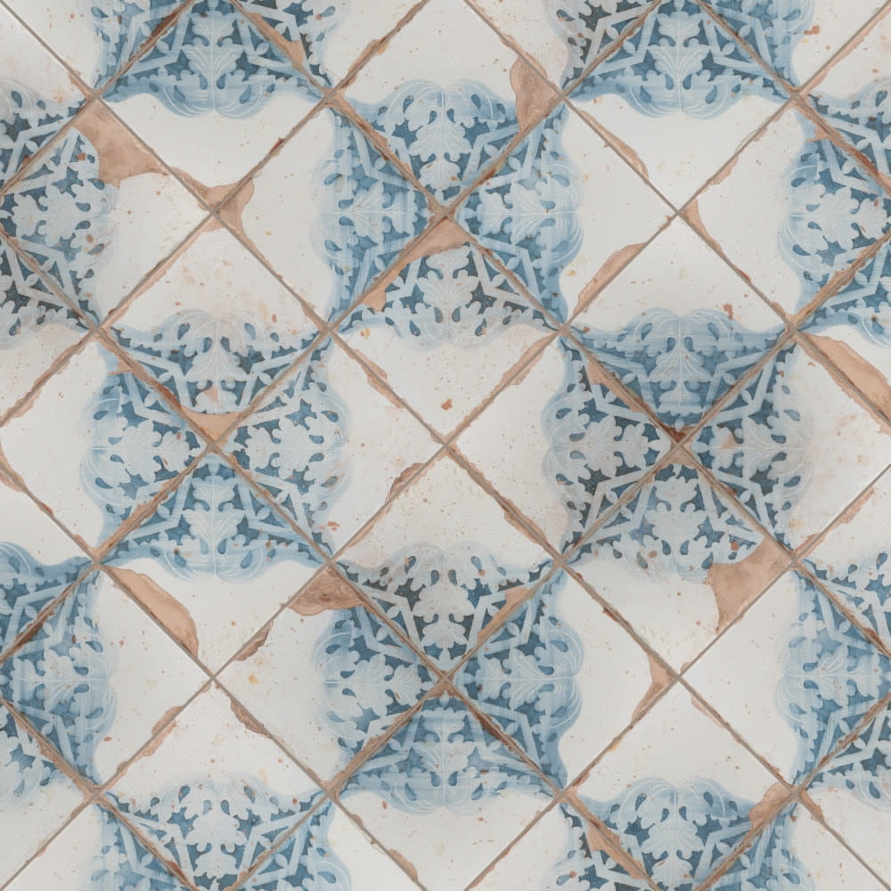 Merola Tile Fpeartad Artisan - Azul Decor - Walmart.com
