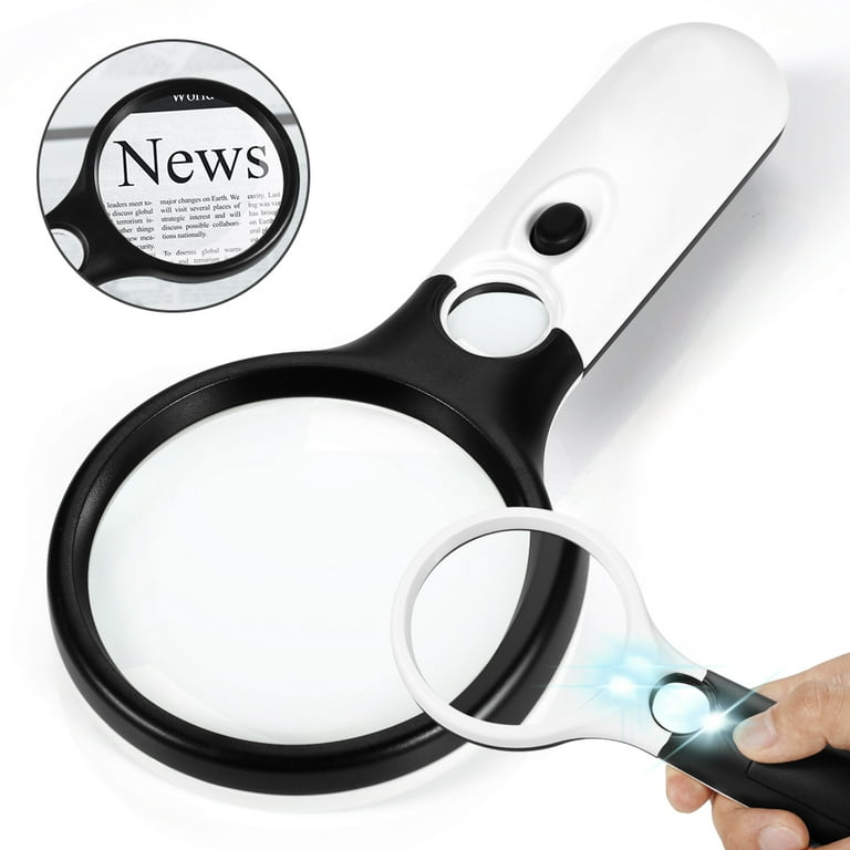 Handheld Lighted Magnifiers Reading