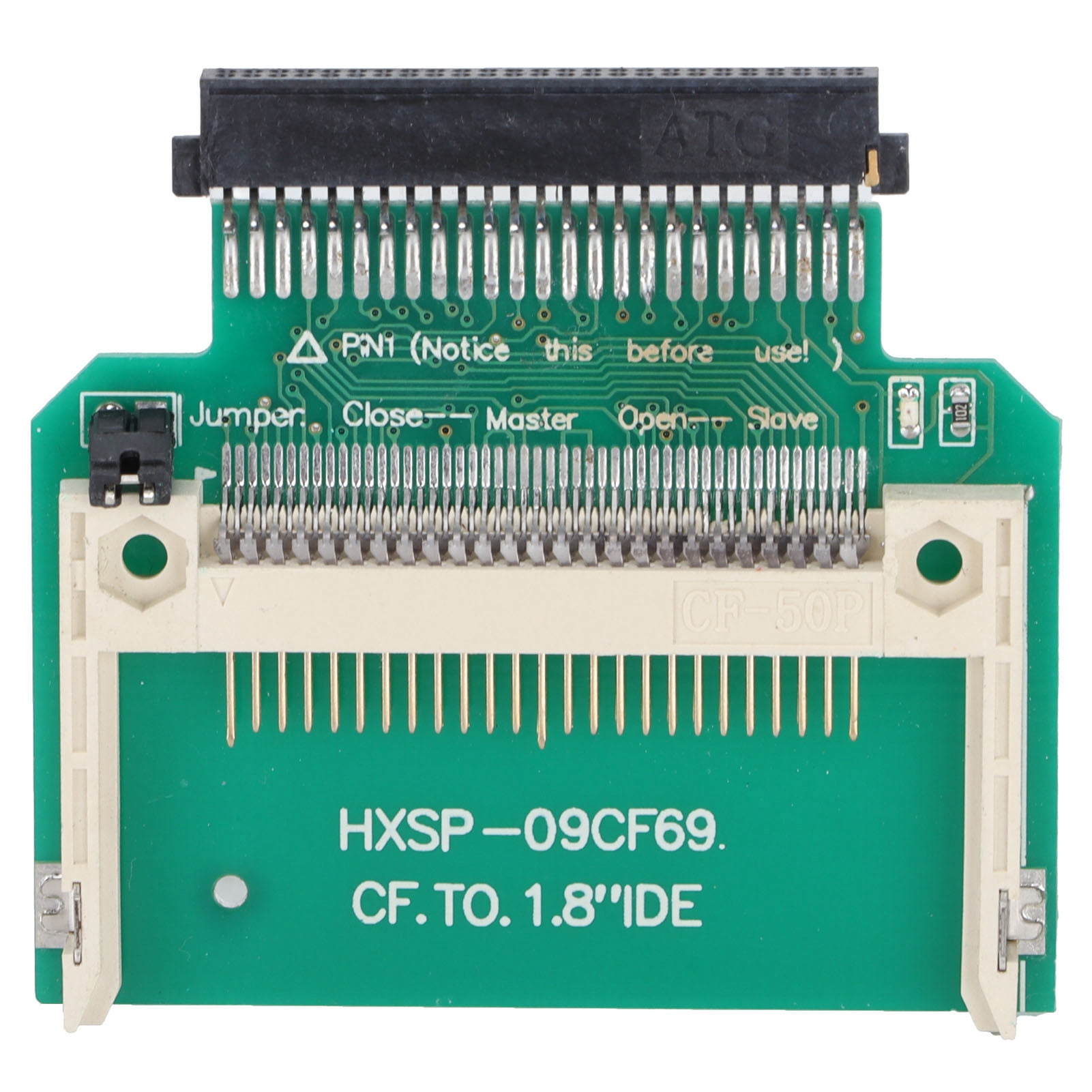 Merory Card Adapter 1.8in CF 50pin Stable No Noise Vibration Hard Drive ...