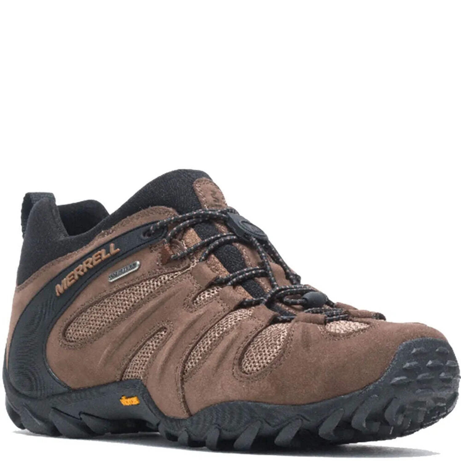 Merrell Chameleon 8 J135433 Shoes Men's Brown Leather Stretch ...