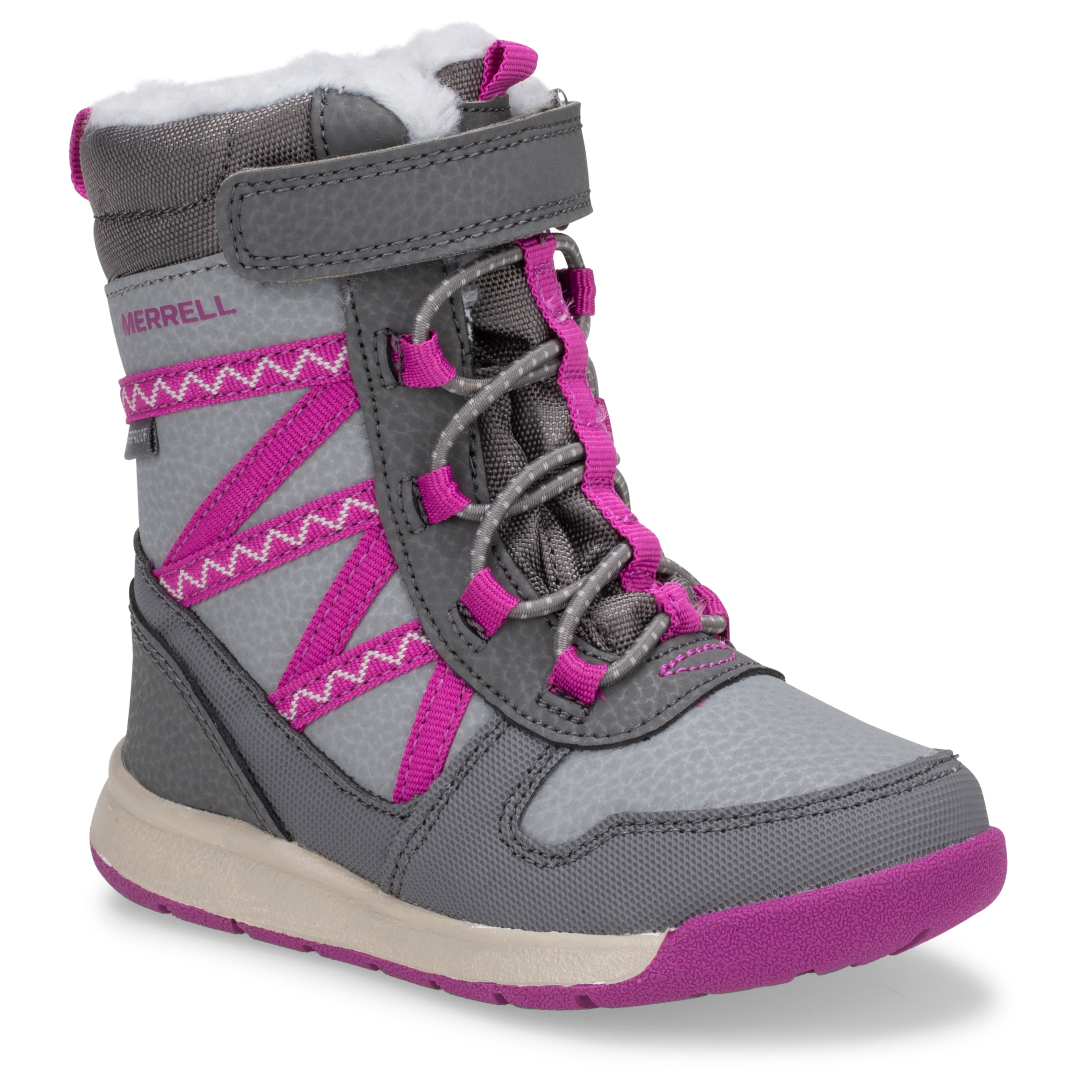 Merrell Girl's Snow Crush 2.0 Jr. Waterproof Boot - Walmart.com
