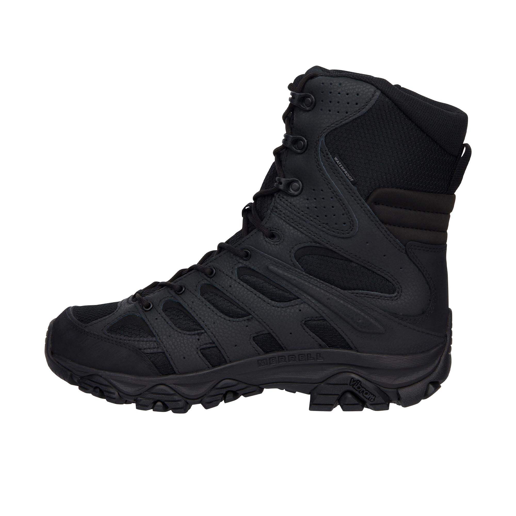 Merrell J003907 MOAB 3 Waterproof Tactical Side-Zip Duty Boots for Men ...