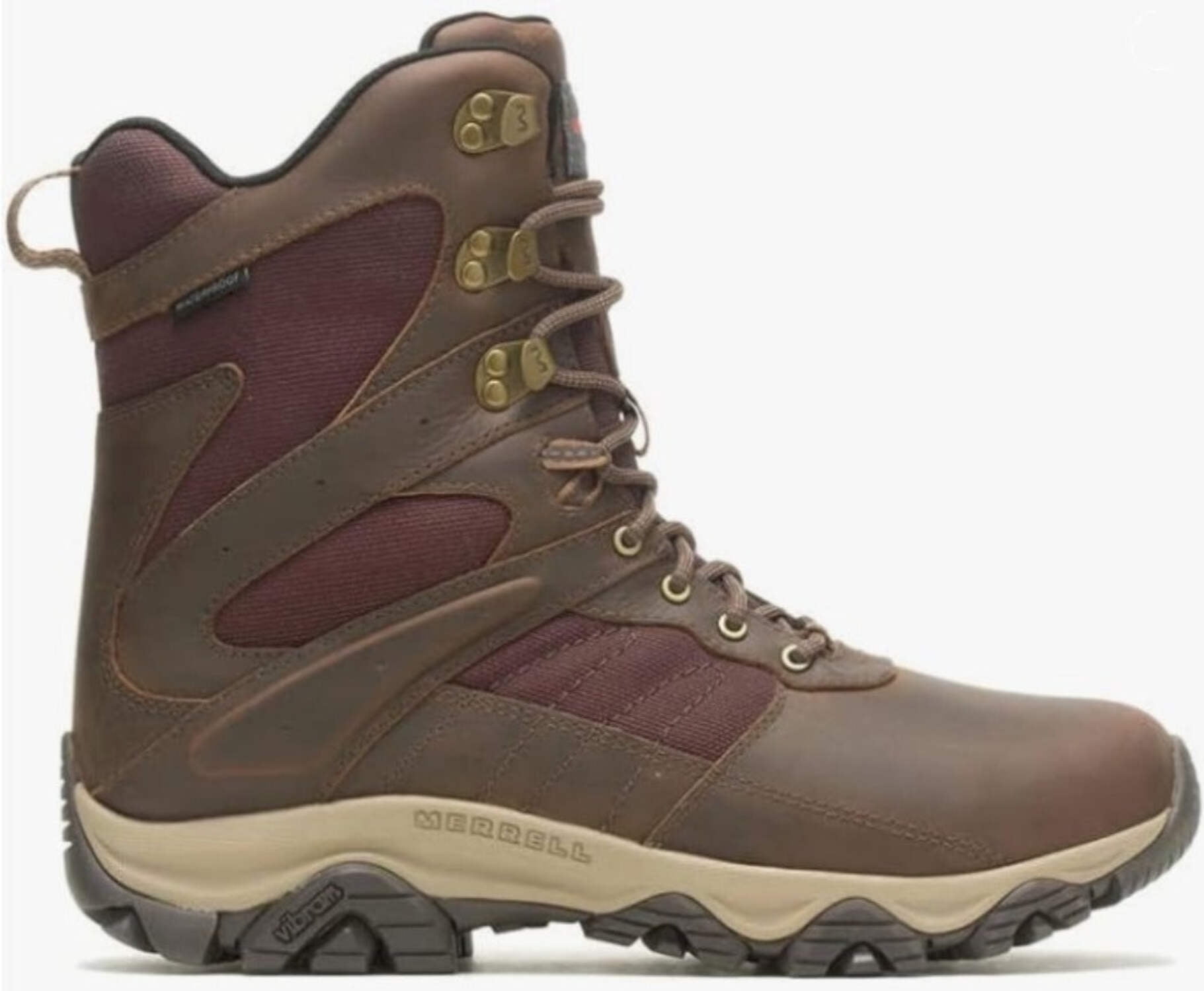 Merrell J004645 Mens Moab 2 Timber 8" Thermo Waterproof Leather Work ...